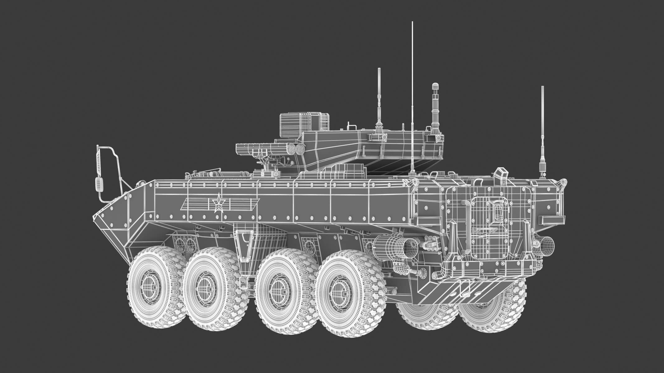 VPK-7829 Bumerang 3D Model by frezzy