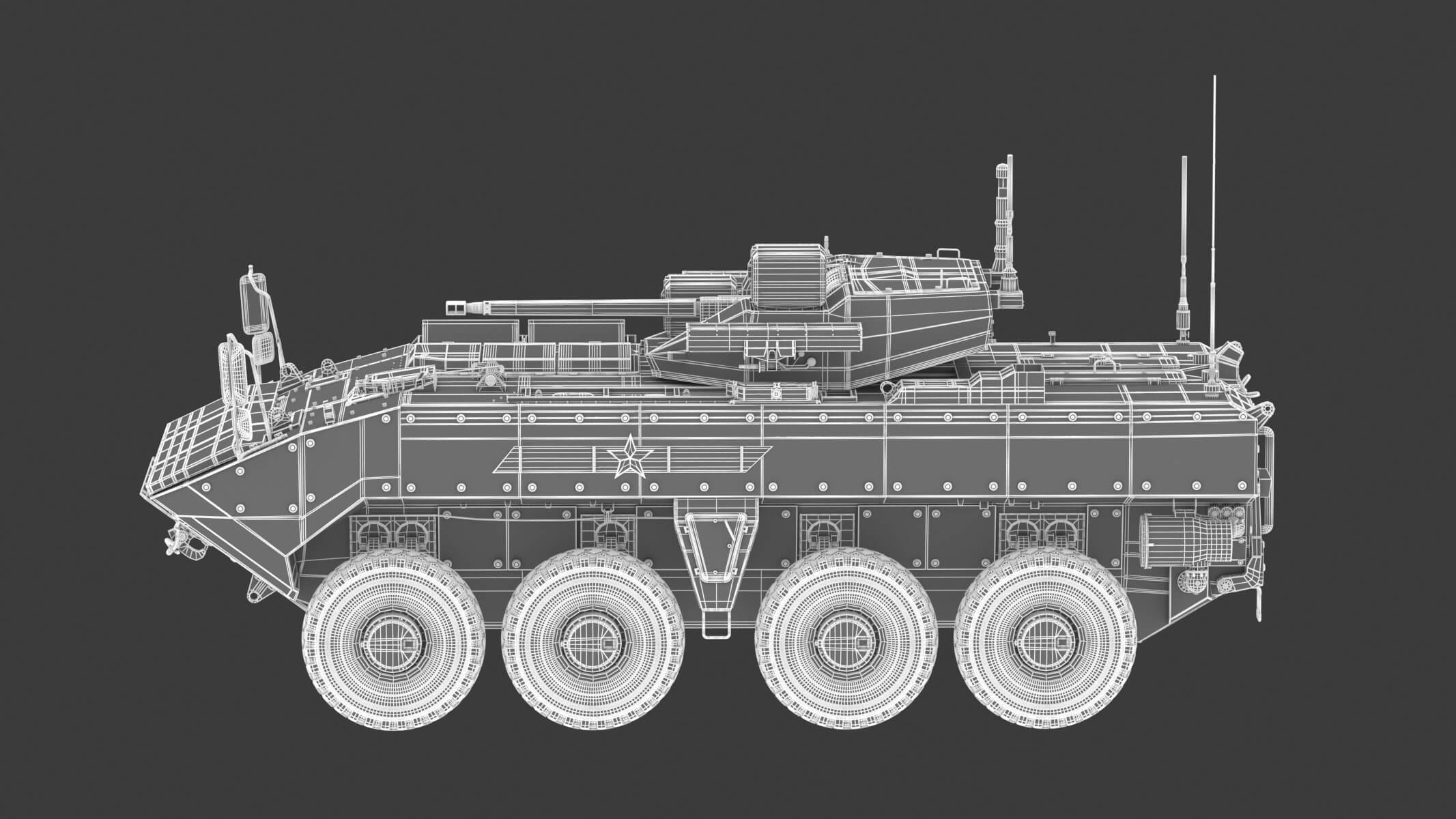 VPK-7829 Bumerang 3D Model by frezzy