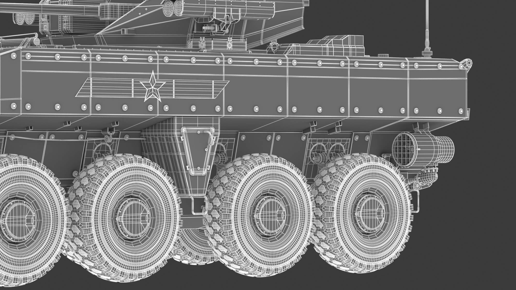 VPK-7829 Bumerang 3D Model by frezzy