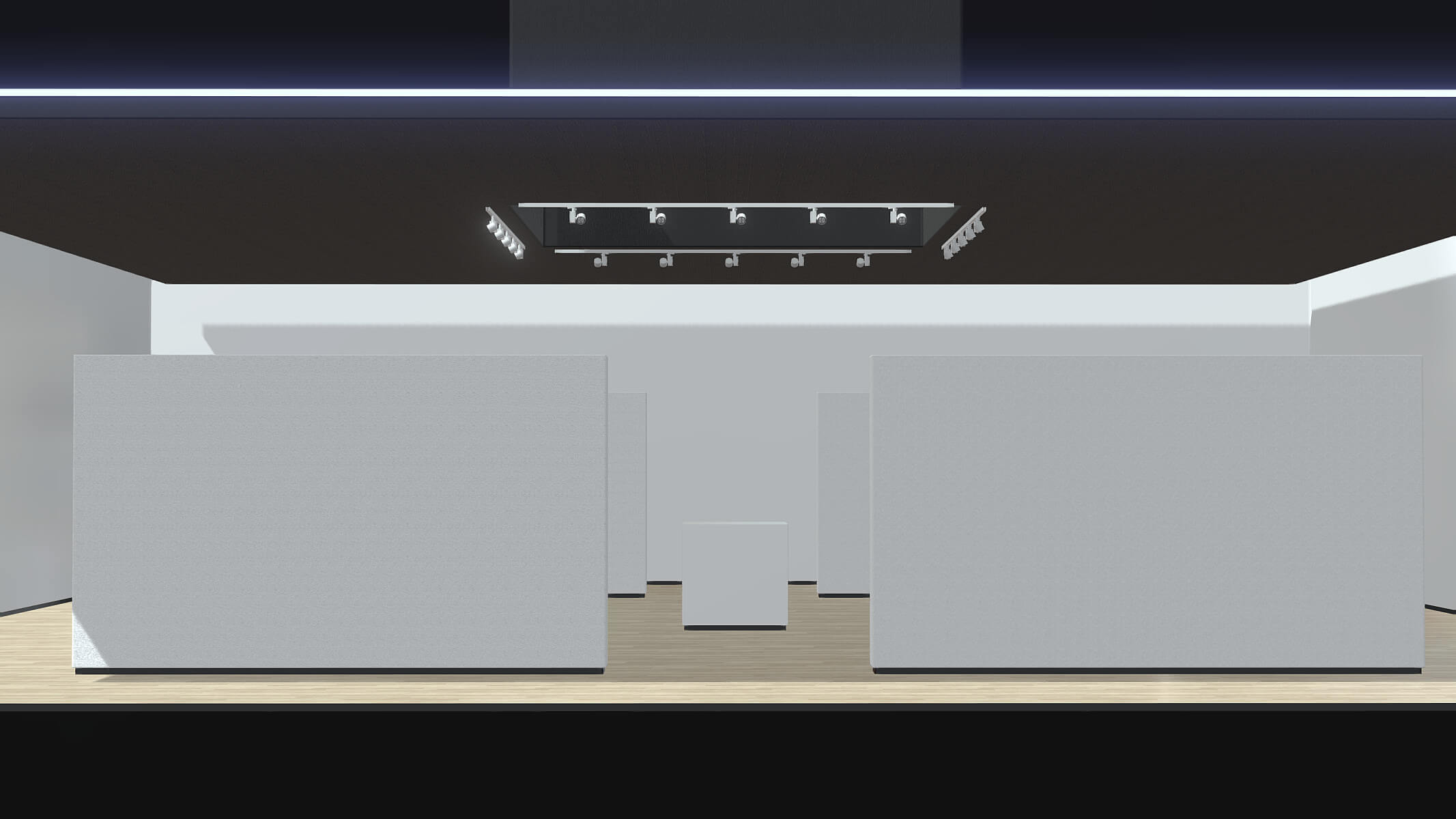 VR Square Room 001 - 3D Model by frezzy