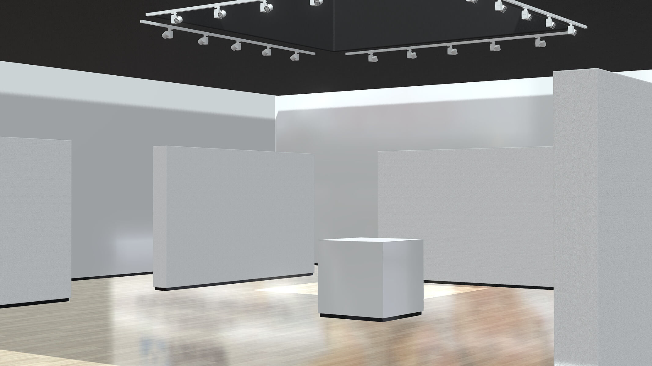 VR Square Room 001 - 3D Model by frezzy