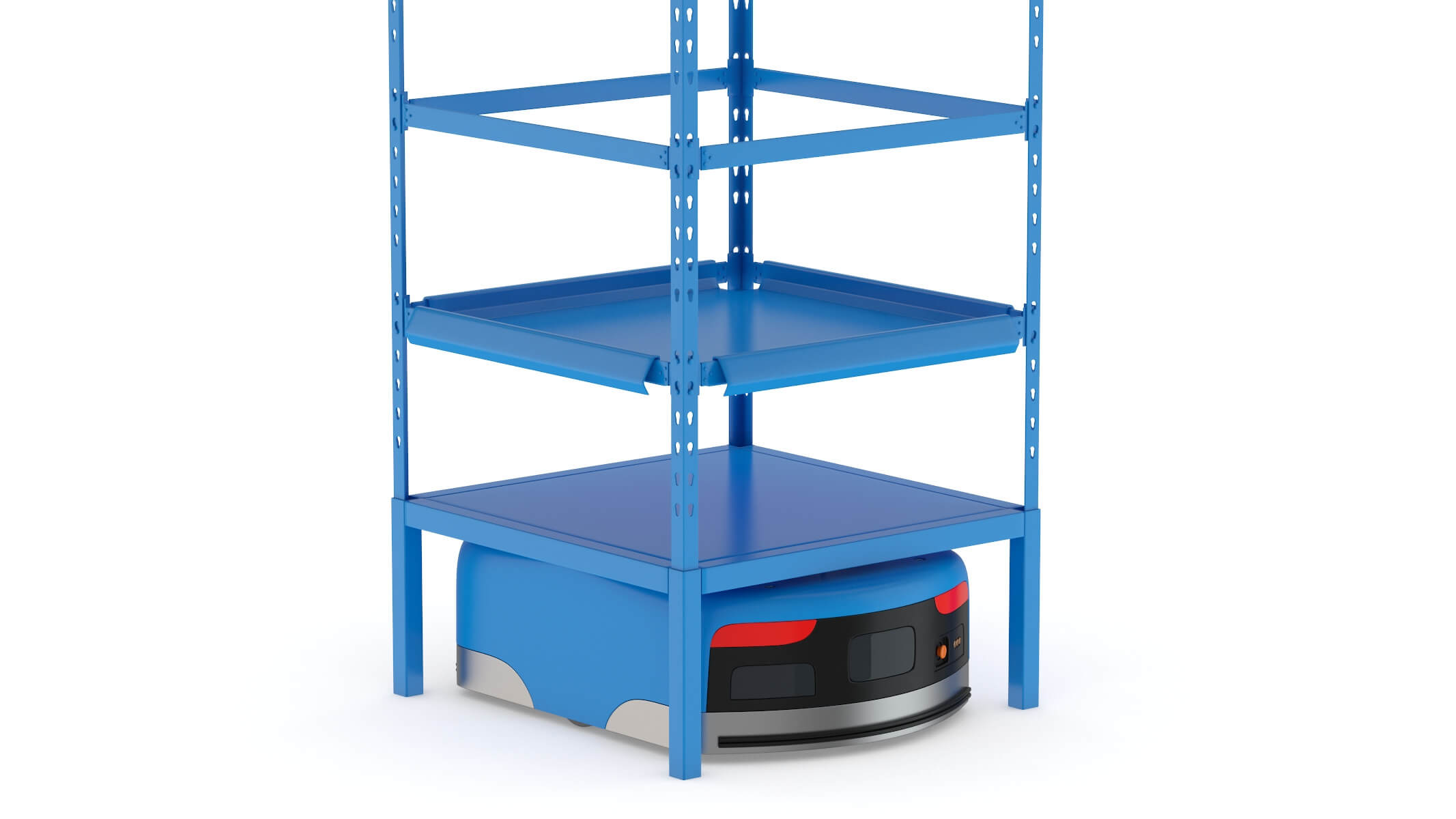 Warehouse Robot With Rack - 3D Model by frezzy