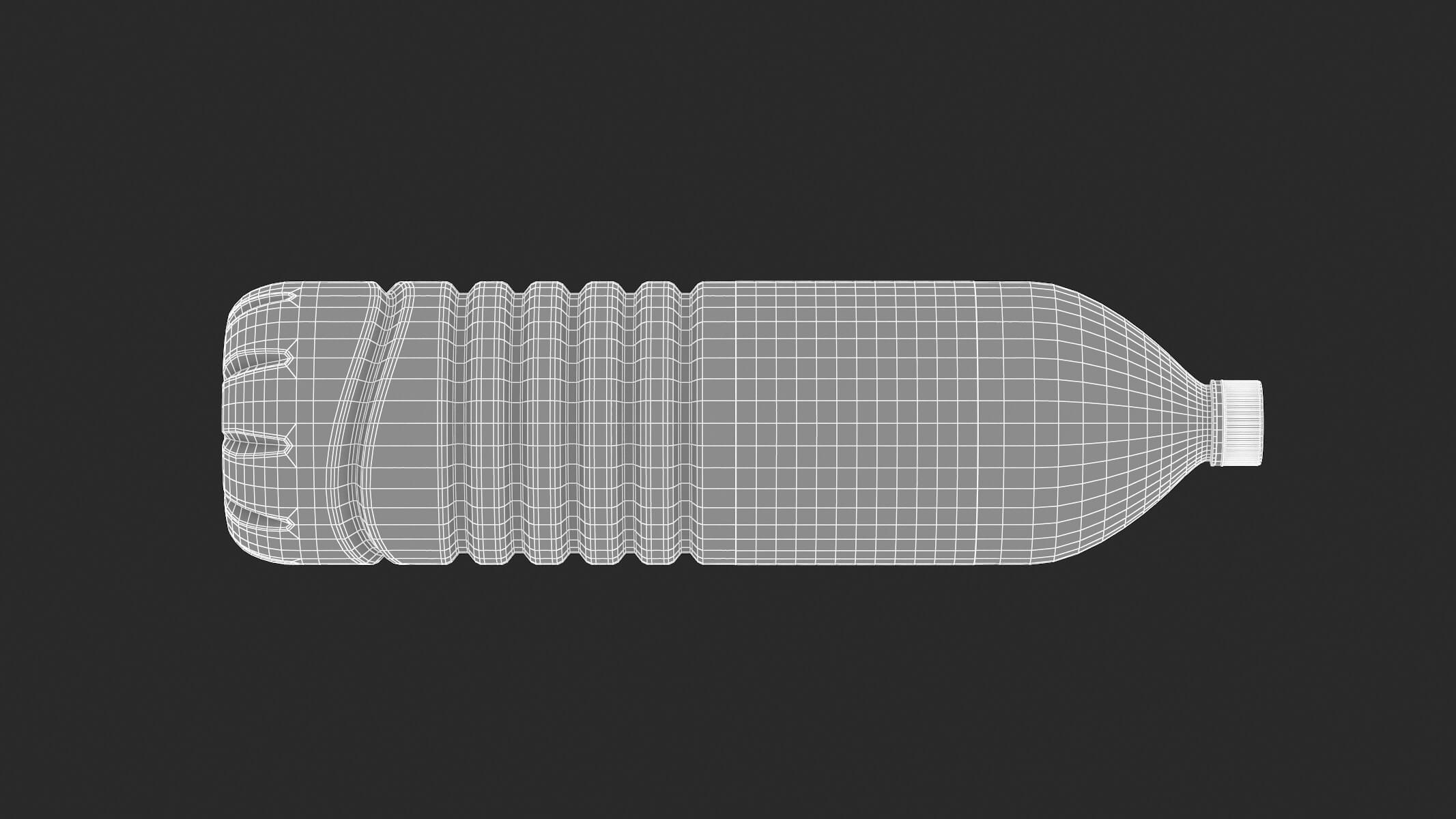 Water Bottle 1.5L - 3D Model by frezzy