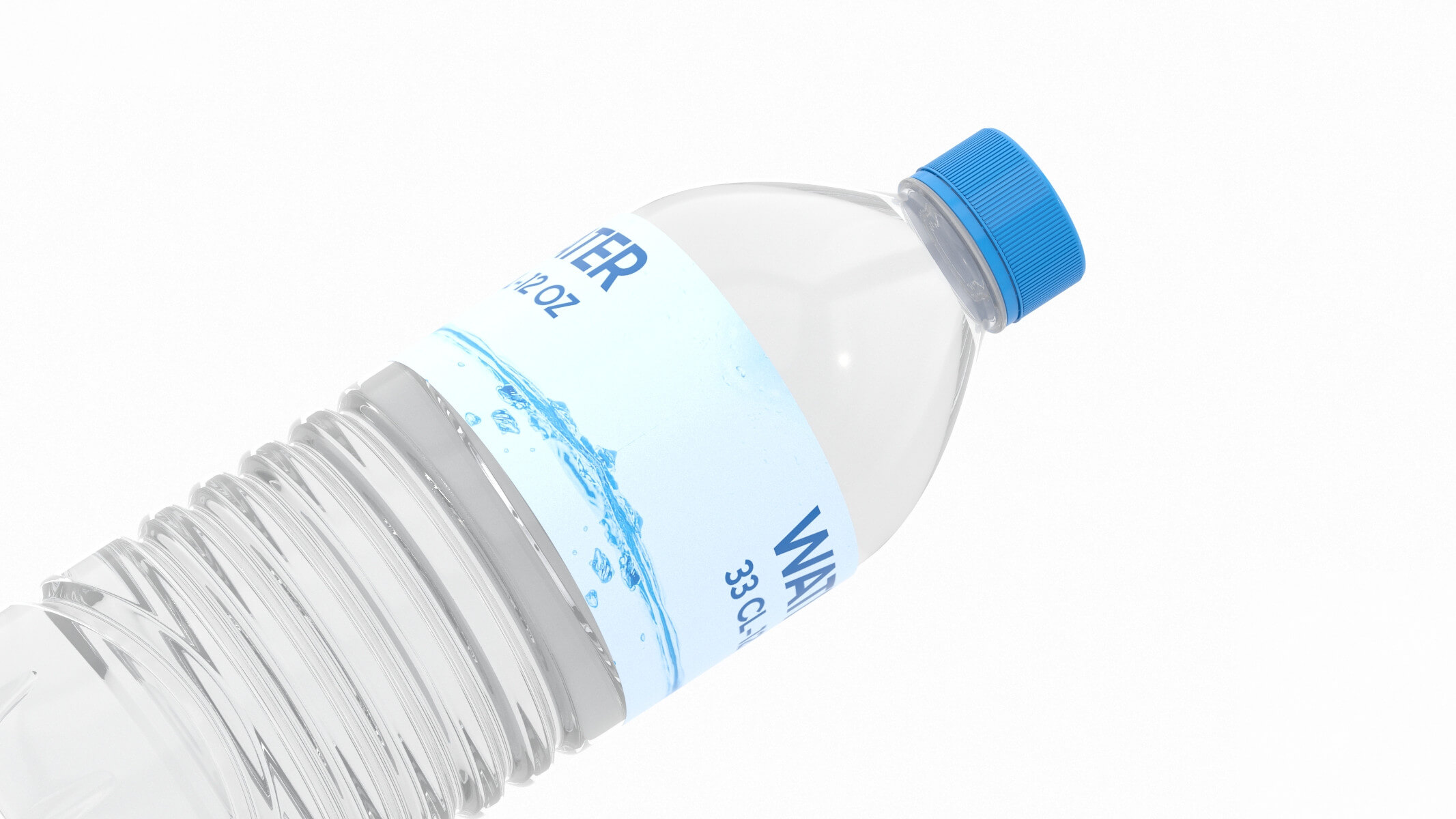 Water Bottle 33CL 12OZ - 3D Model by frezzy