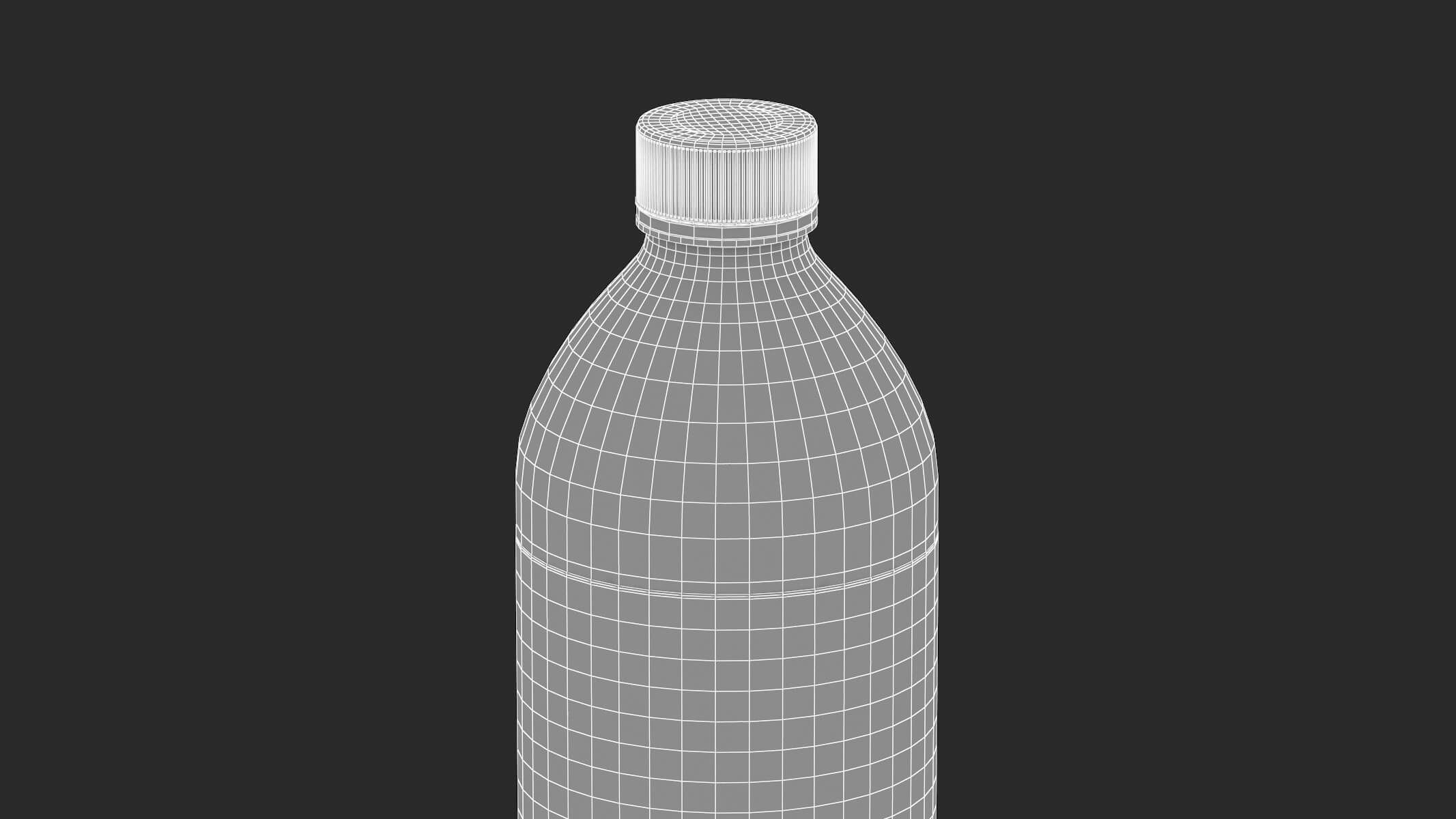 Water Bottle 50 CL 16.9 OZ - 3D Model by frezzy