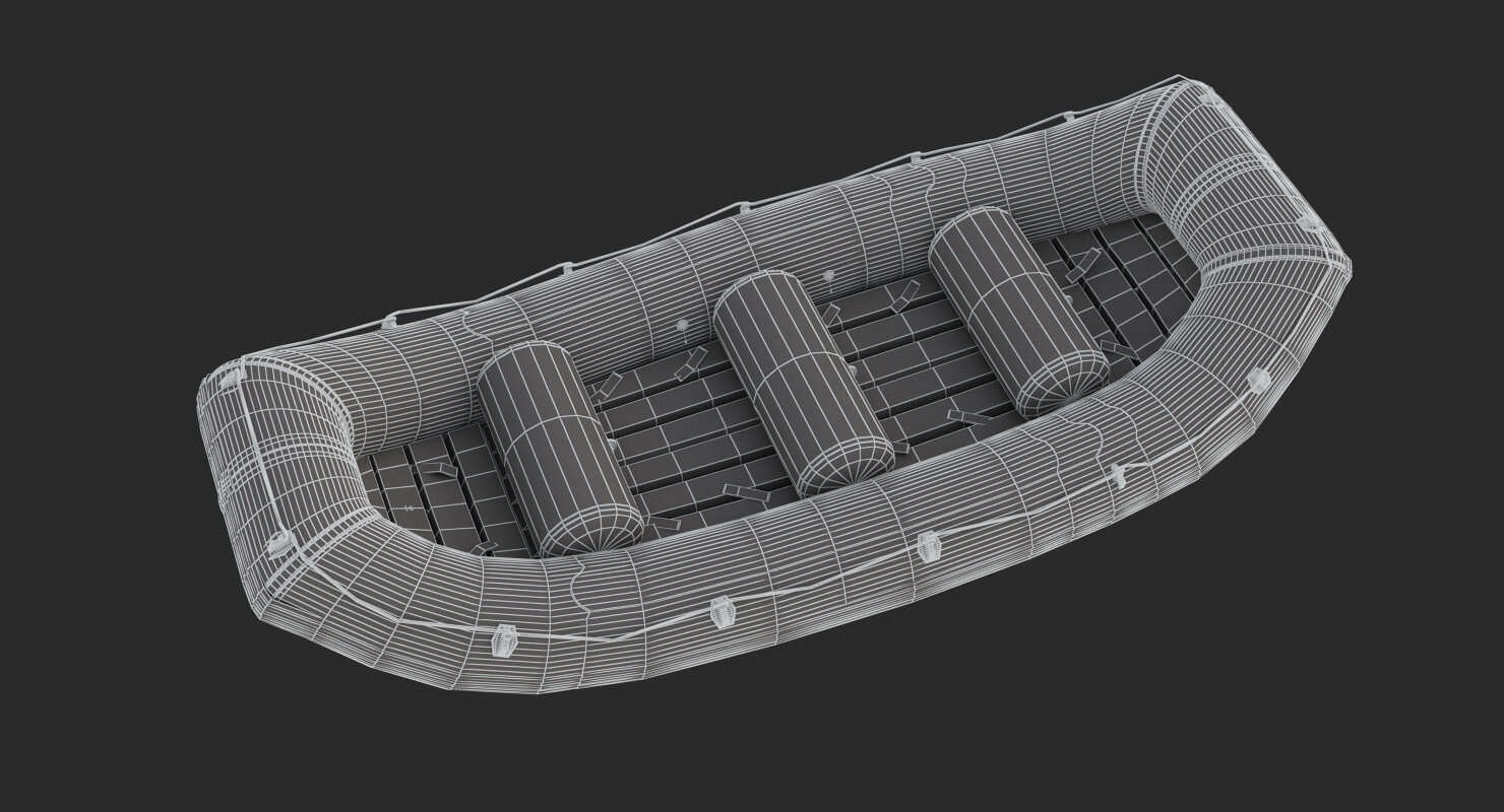 Water River Raft - 3D Model by frezzy