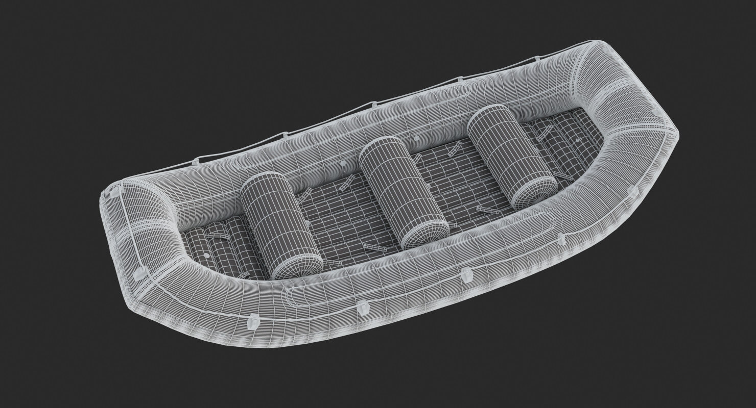 Water River Raft - 3D Model by frezzy