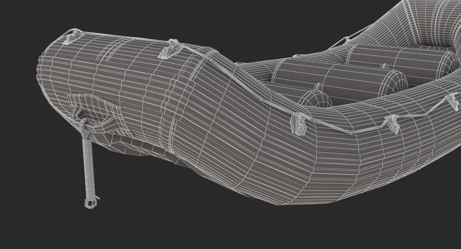 Water River Raft - 3D Model by frezzy