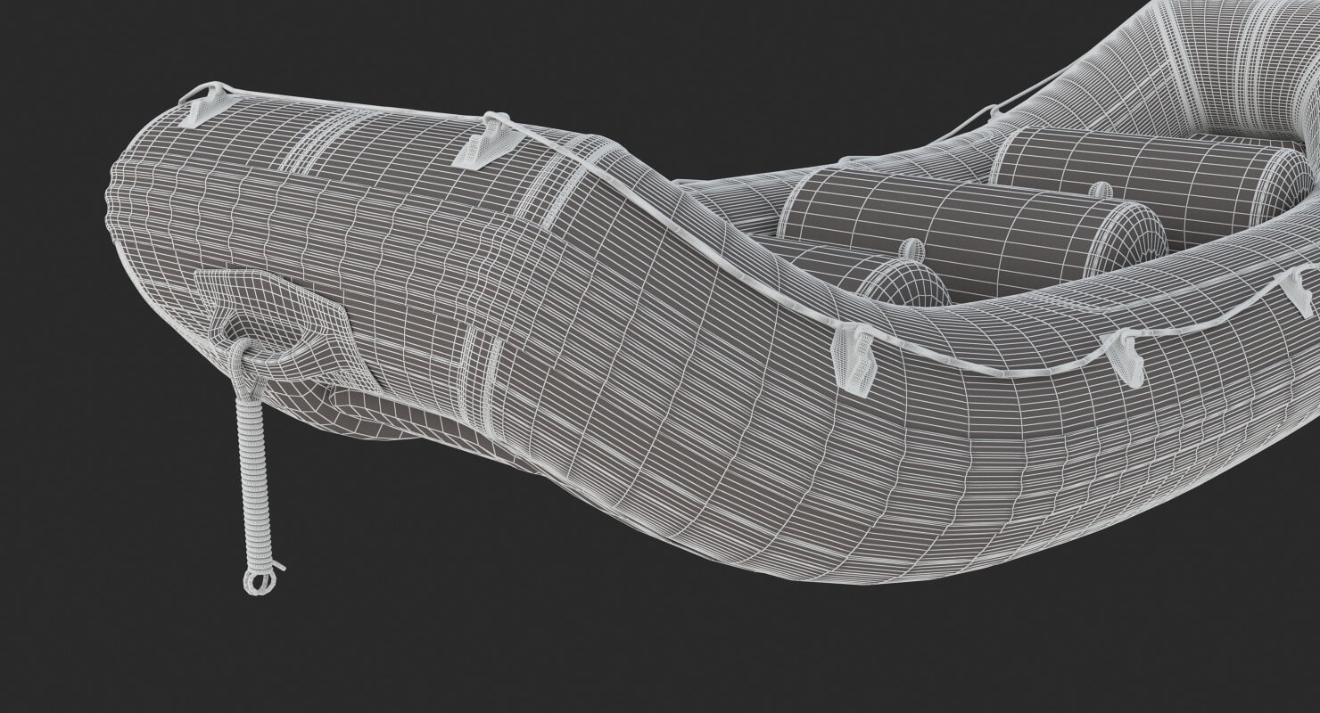 Water River Raft - 3D Model by frezzy