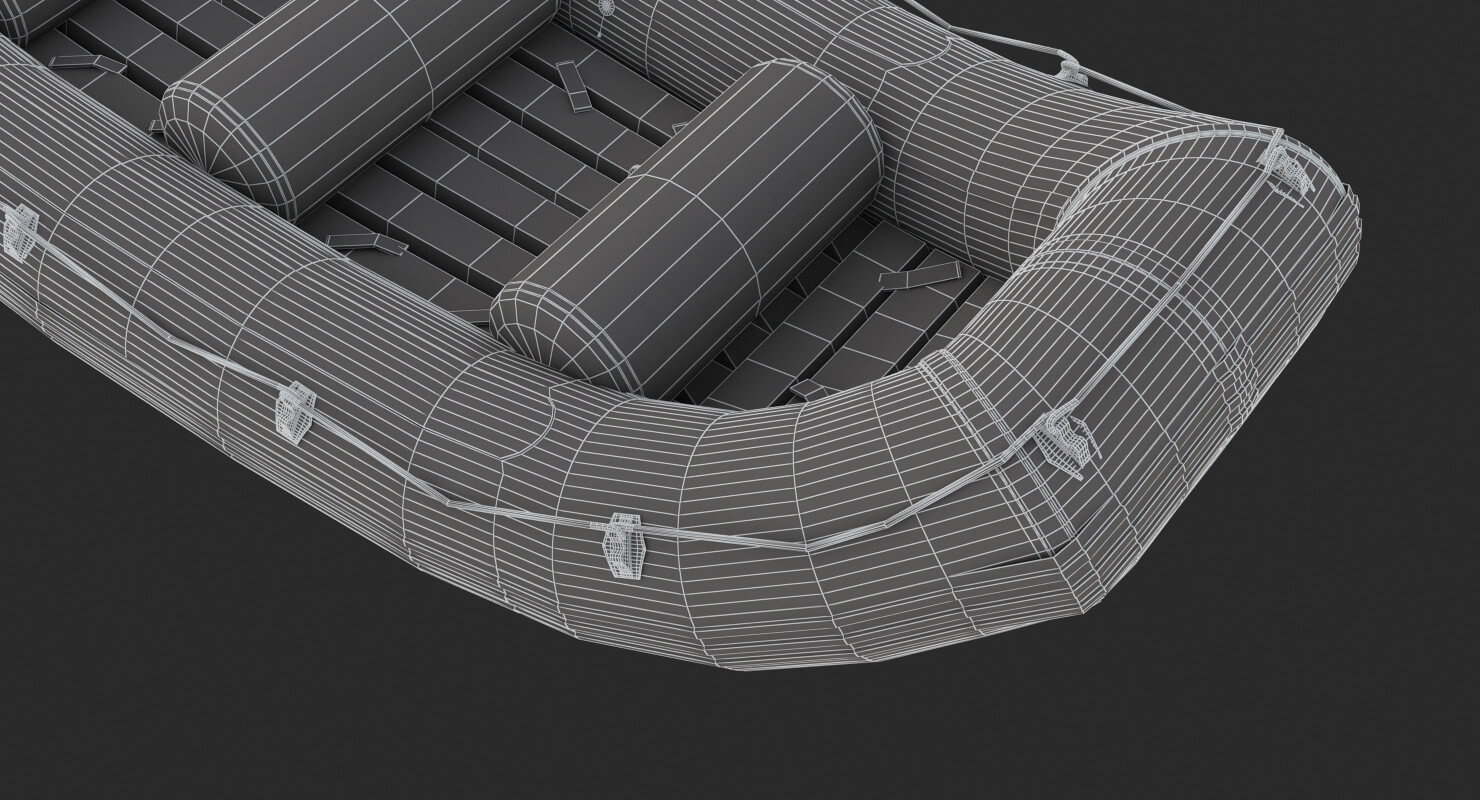 Water River Raft - 3D Model by frezzy