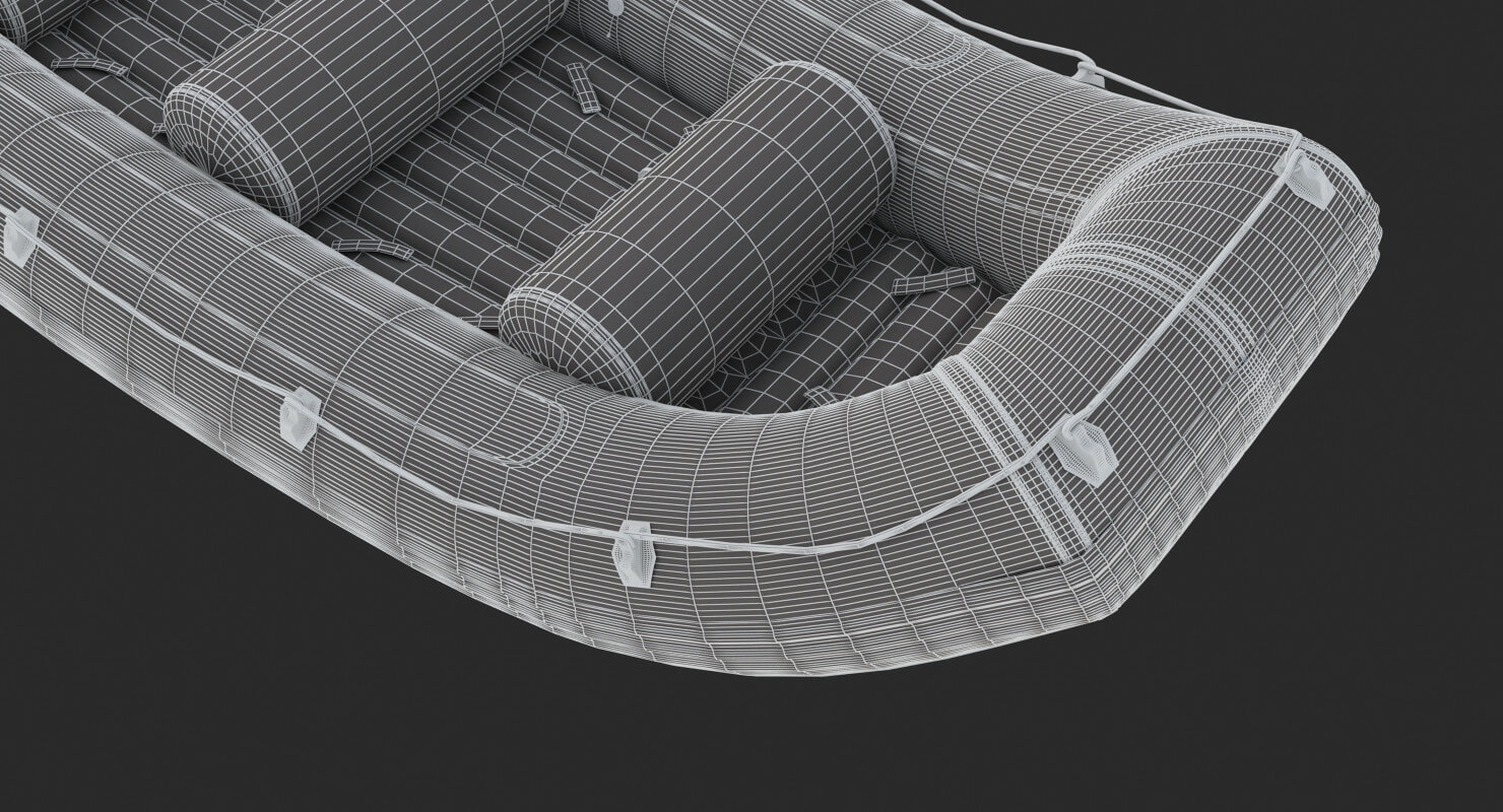 Water River Raft - 3D Model by frezzy