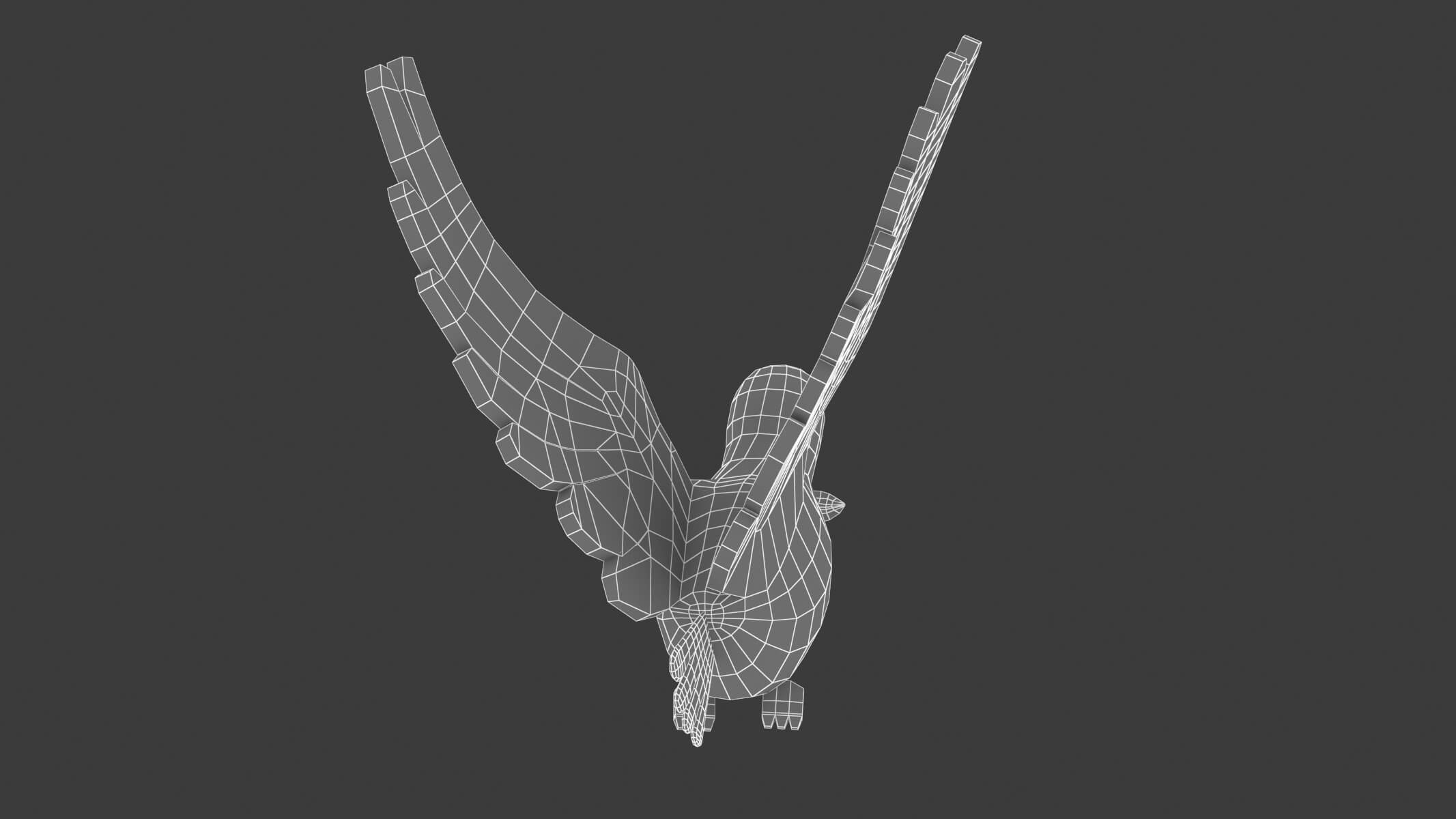 Whatsapp Dove of Peace Emoji - 3D Model by frezzy