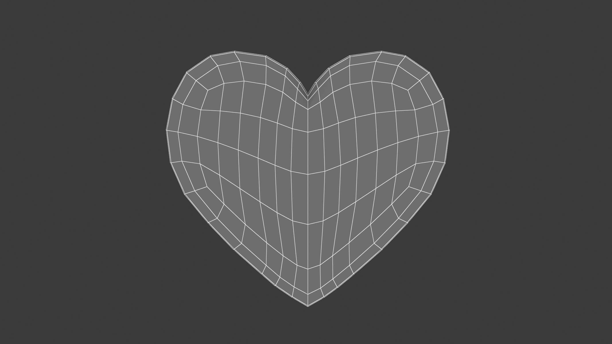 Whatsapp Red Heart Emoji - 3D Model by frezzy