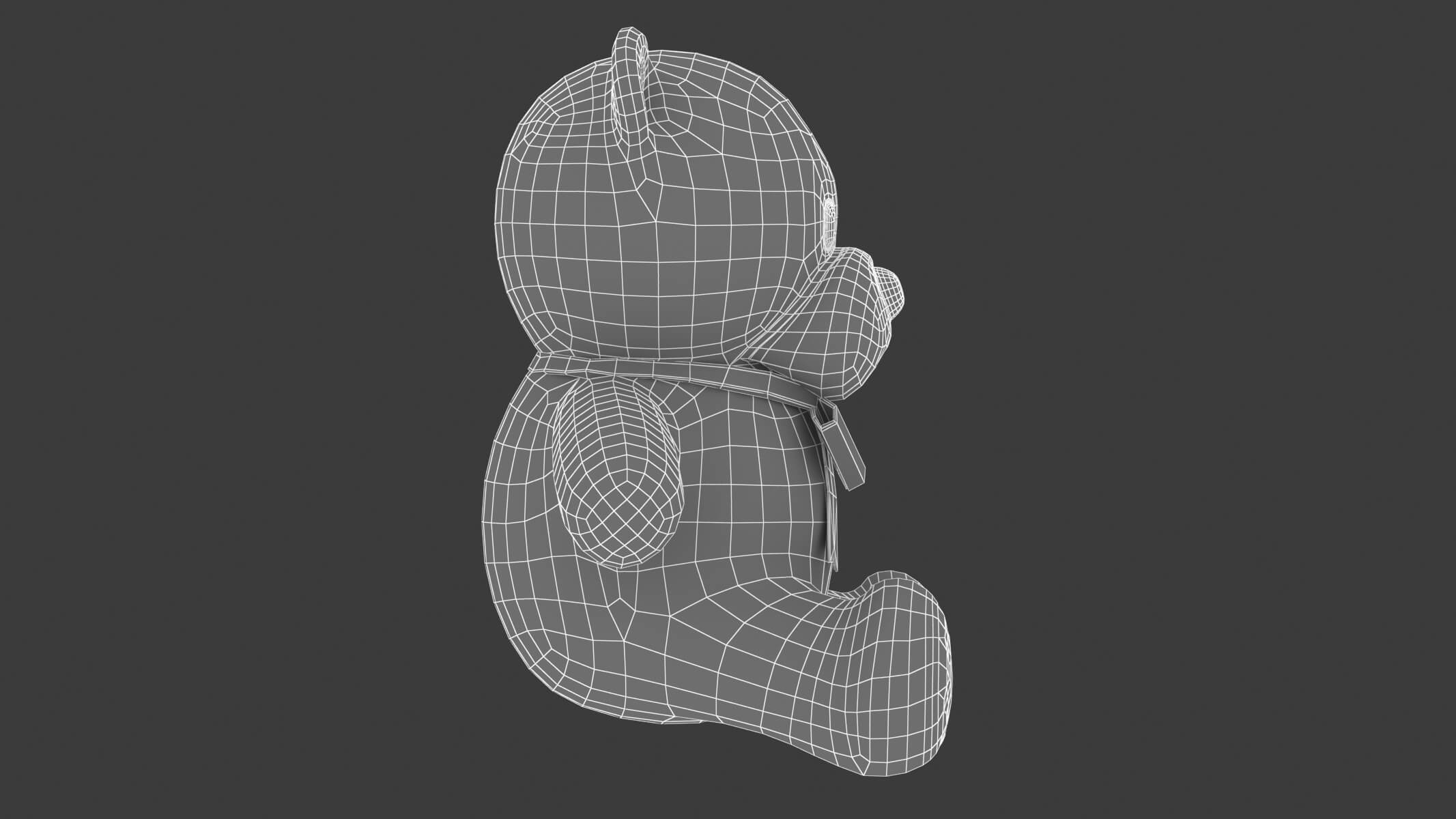 Whatsapp Teddy Bear Emoji - 3D Model by frezzy