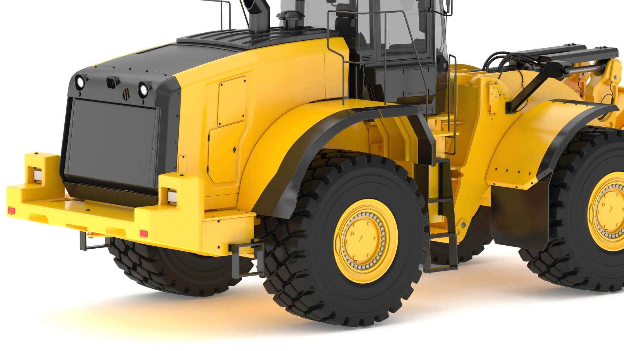 Wheel Loader Generic - 3D Model by frezzy