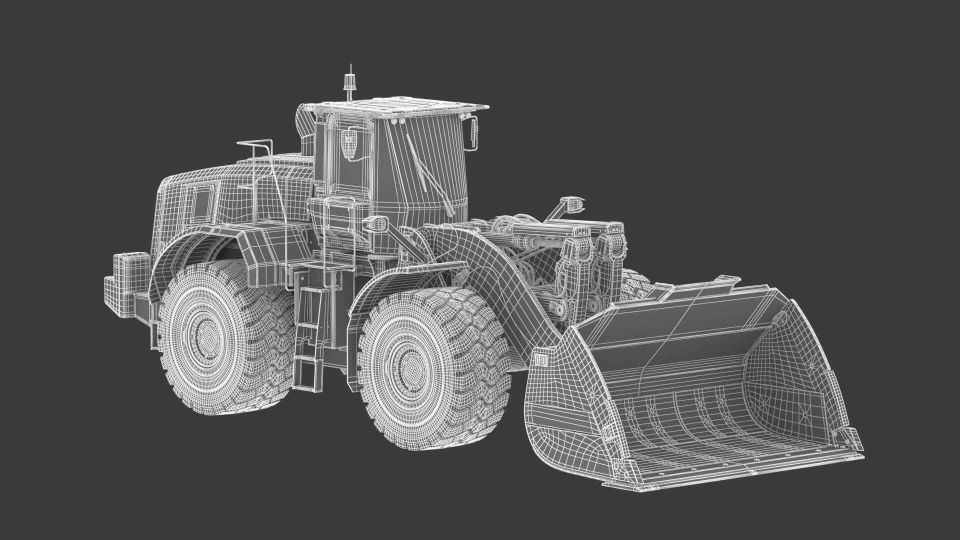 Wheel Loader Generic - 3D Model by frezzy