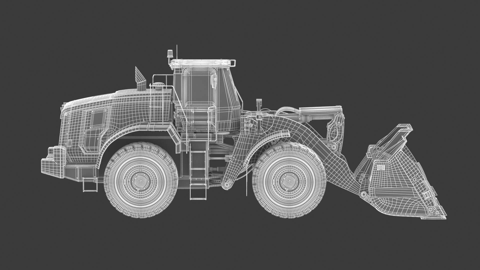 Wheel Loader Generic - 3D Model by frezzy