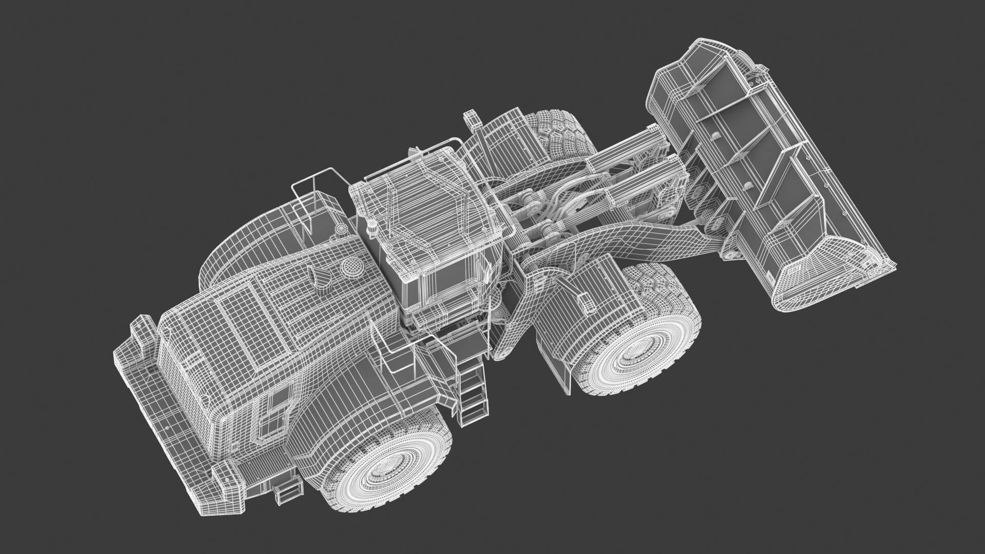 Wheel Loader Generic - 3D Model by frezzy