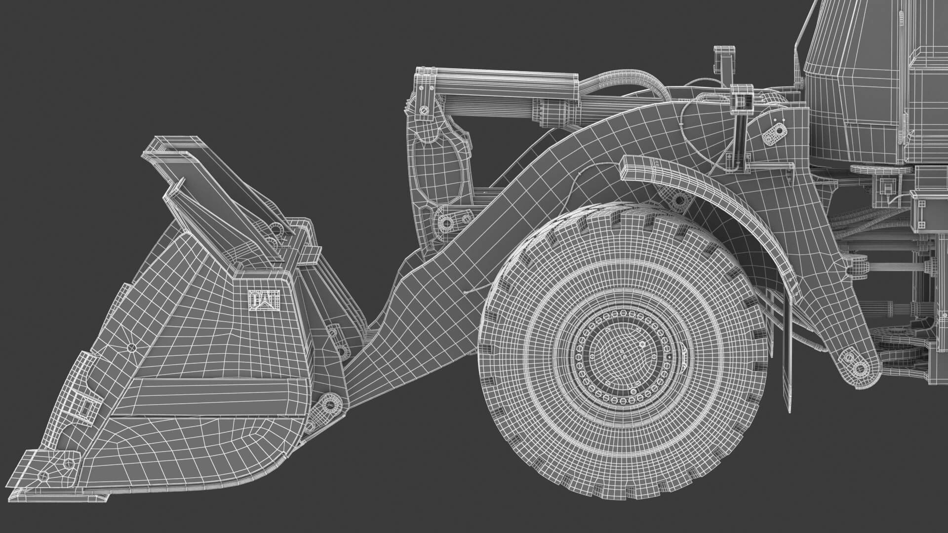 Wheel Loader Generic - 3D Model by frezzy