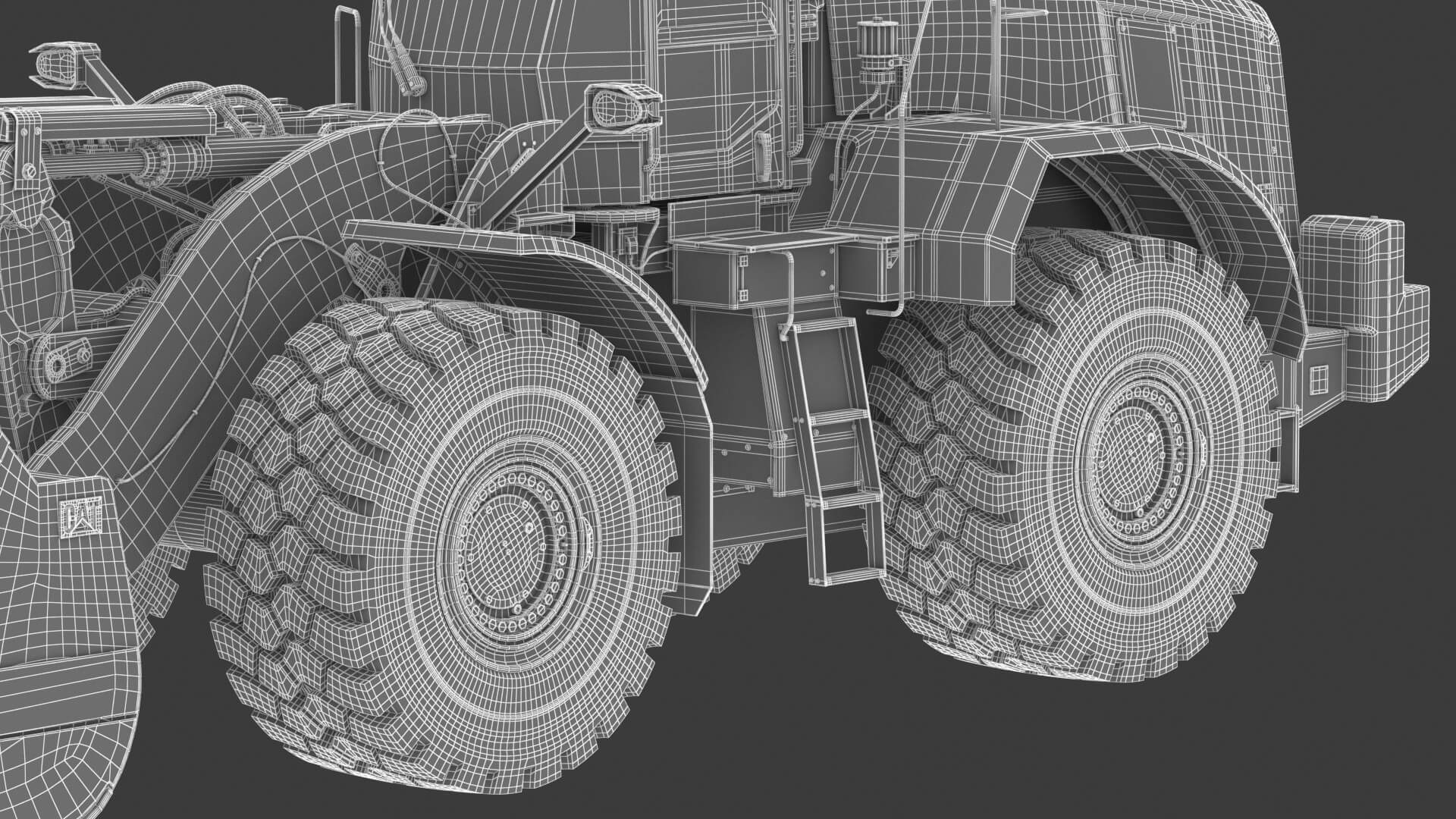 Wheel Loader Generic - 3D Model by frezzy