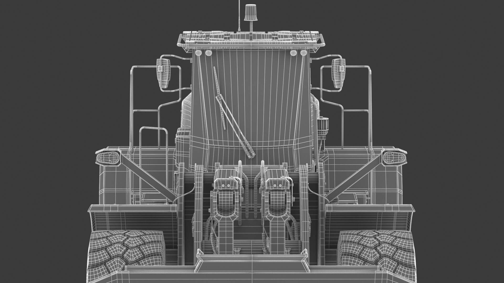Wheel Loader Generic - 3D Model by frezzy