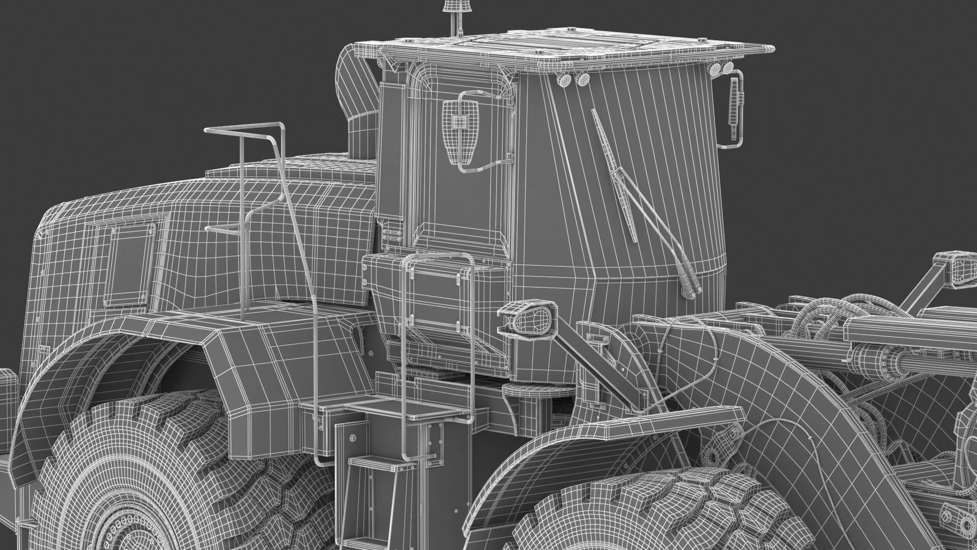 Wheel Loader Generic - 3D Model by frezzy