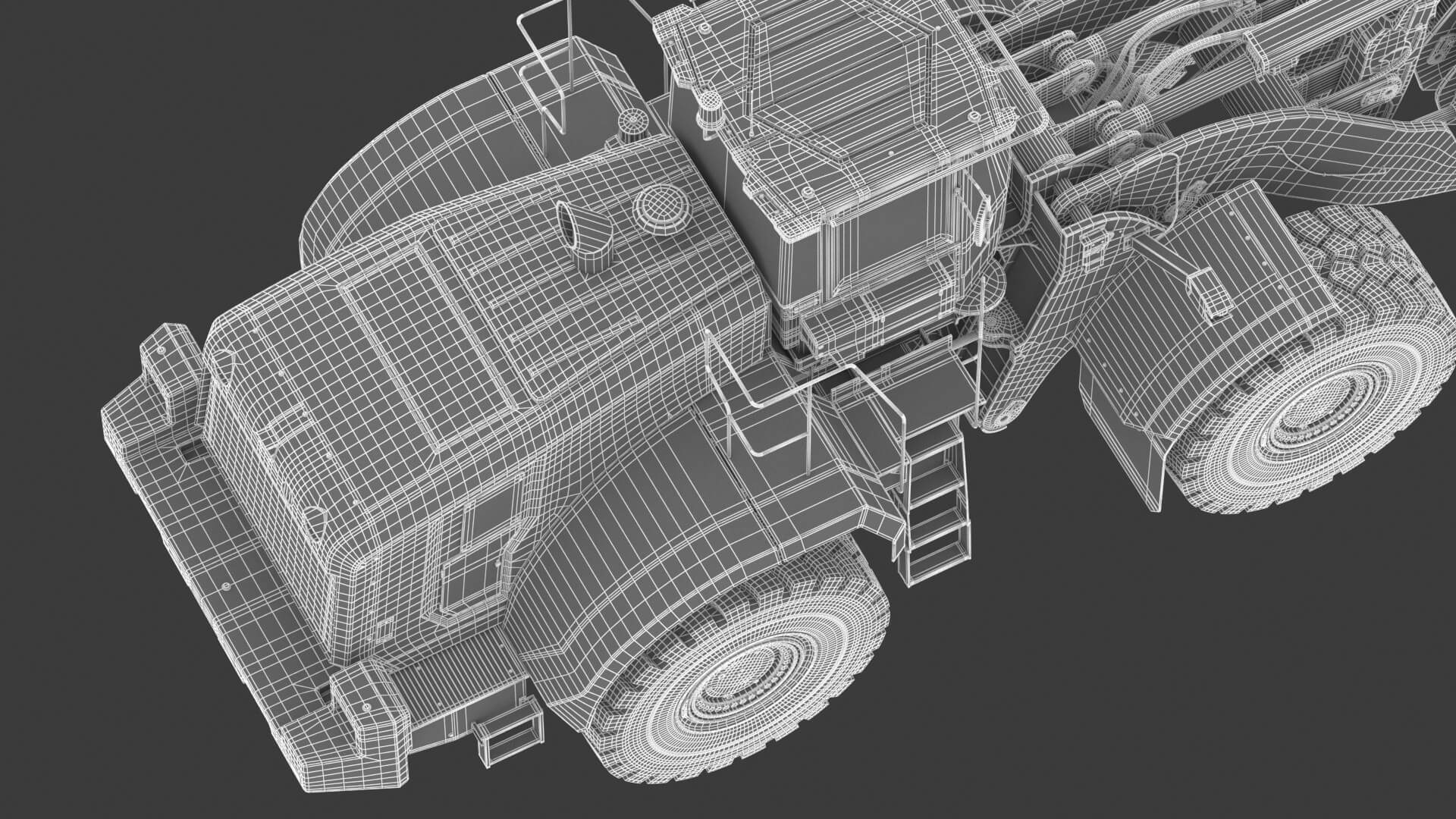 Wheel Loader Generic - 3D Model by frezzy