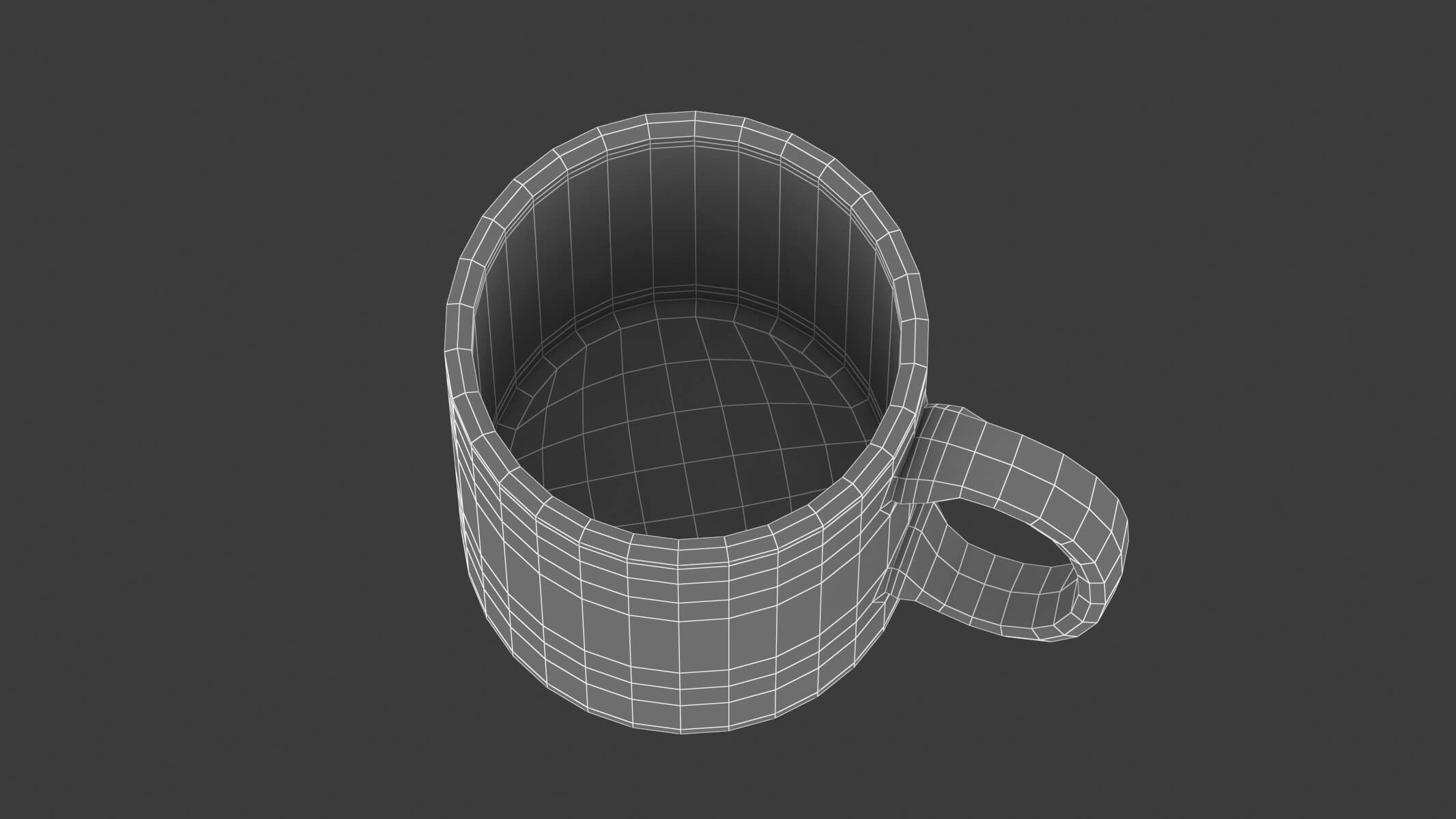 White Mug - 3D Model by frezzy