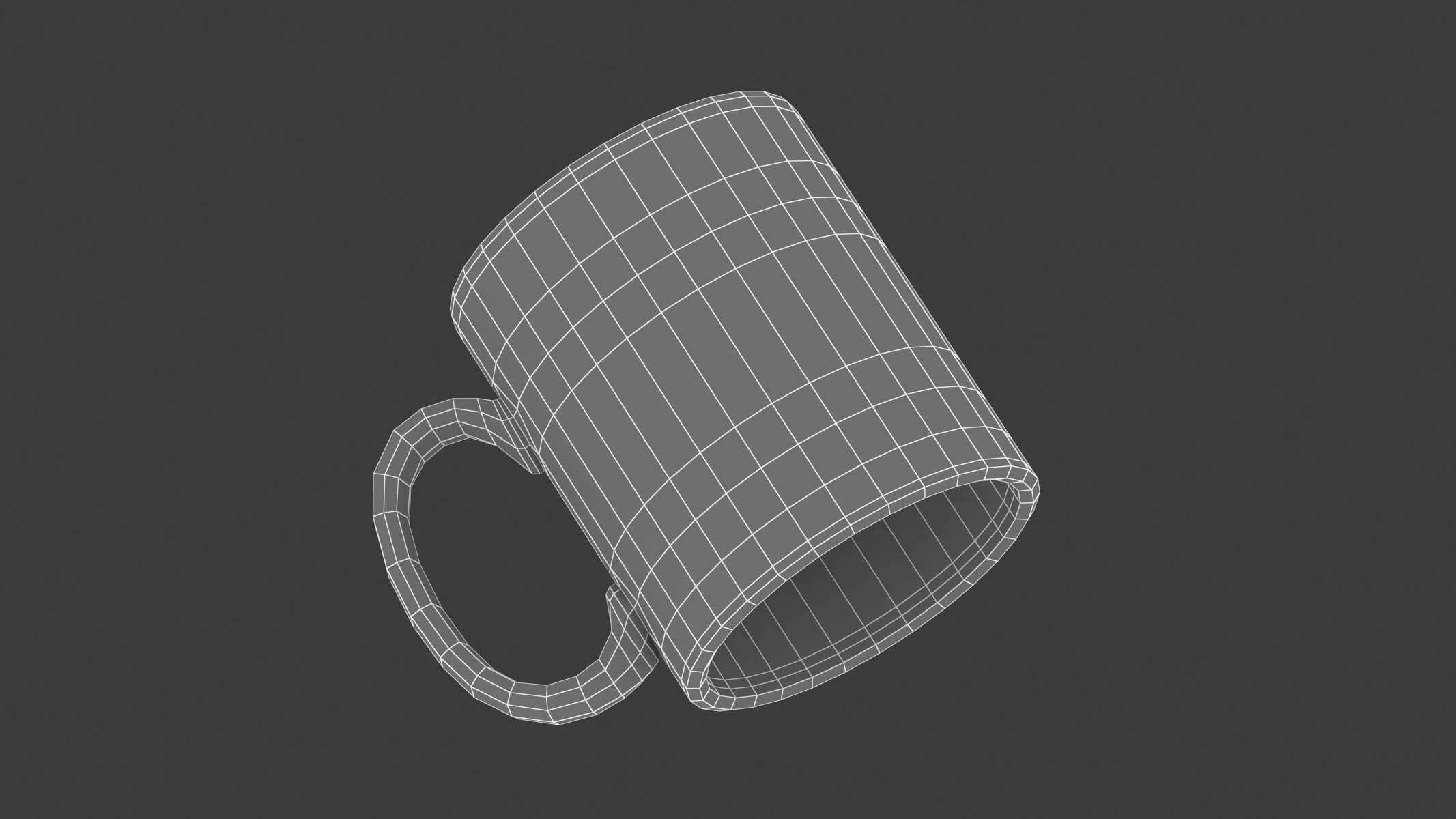 White Mug - 3D Model by frezzy