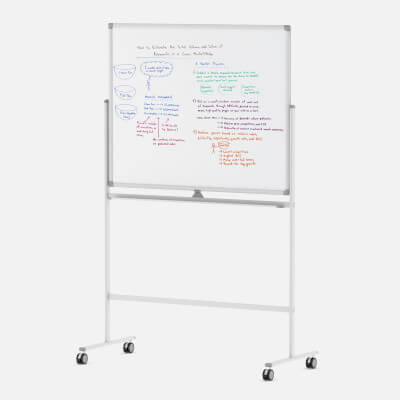 Whiteboard With Rolling Stand - 3D Model by frezzy