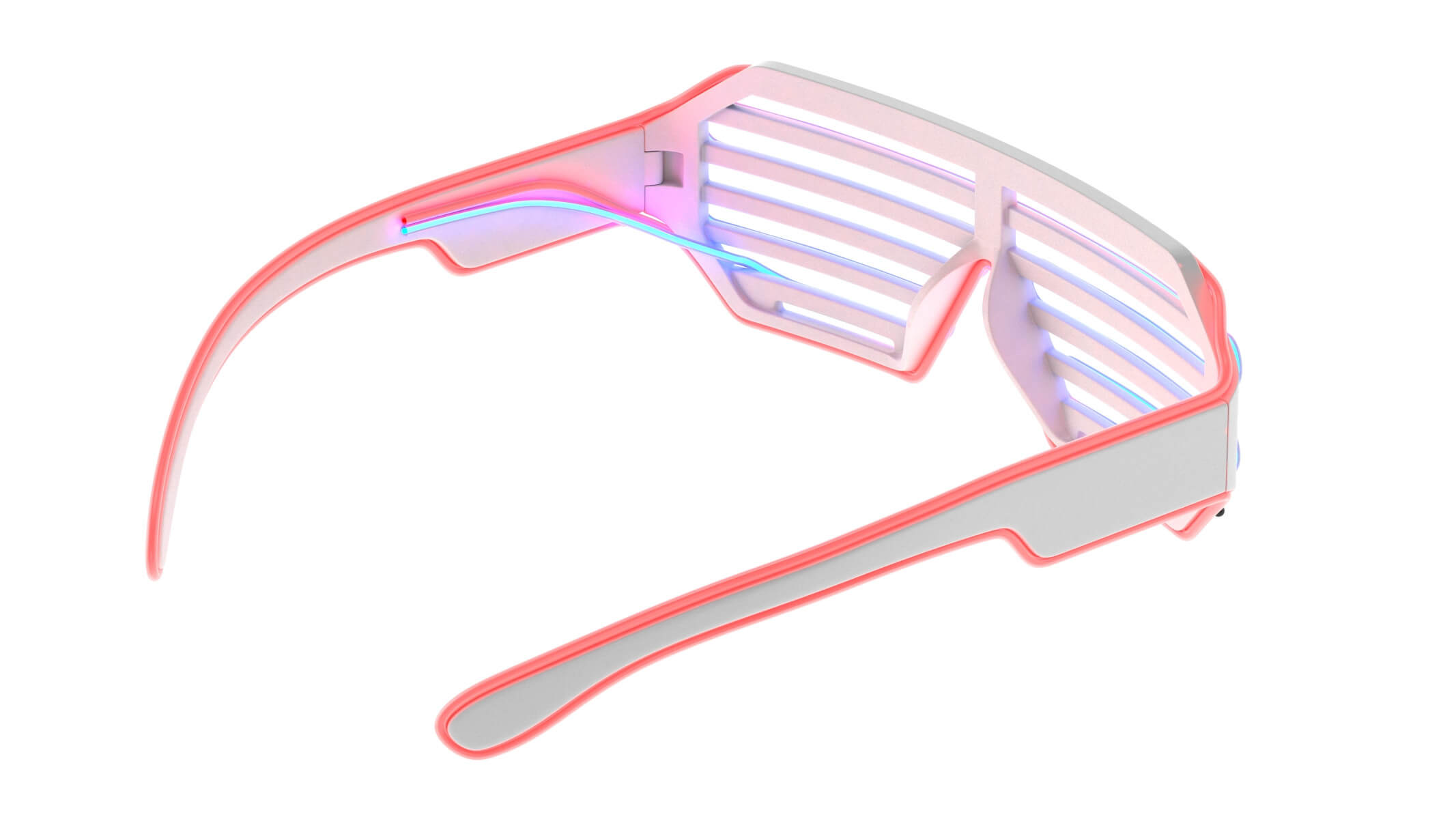 Wire Neon LED Glasses - 3D Model by frezzy