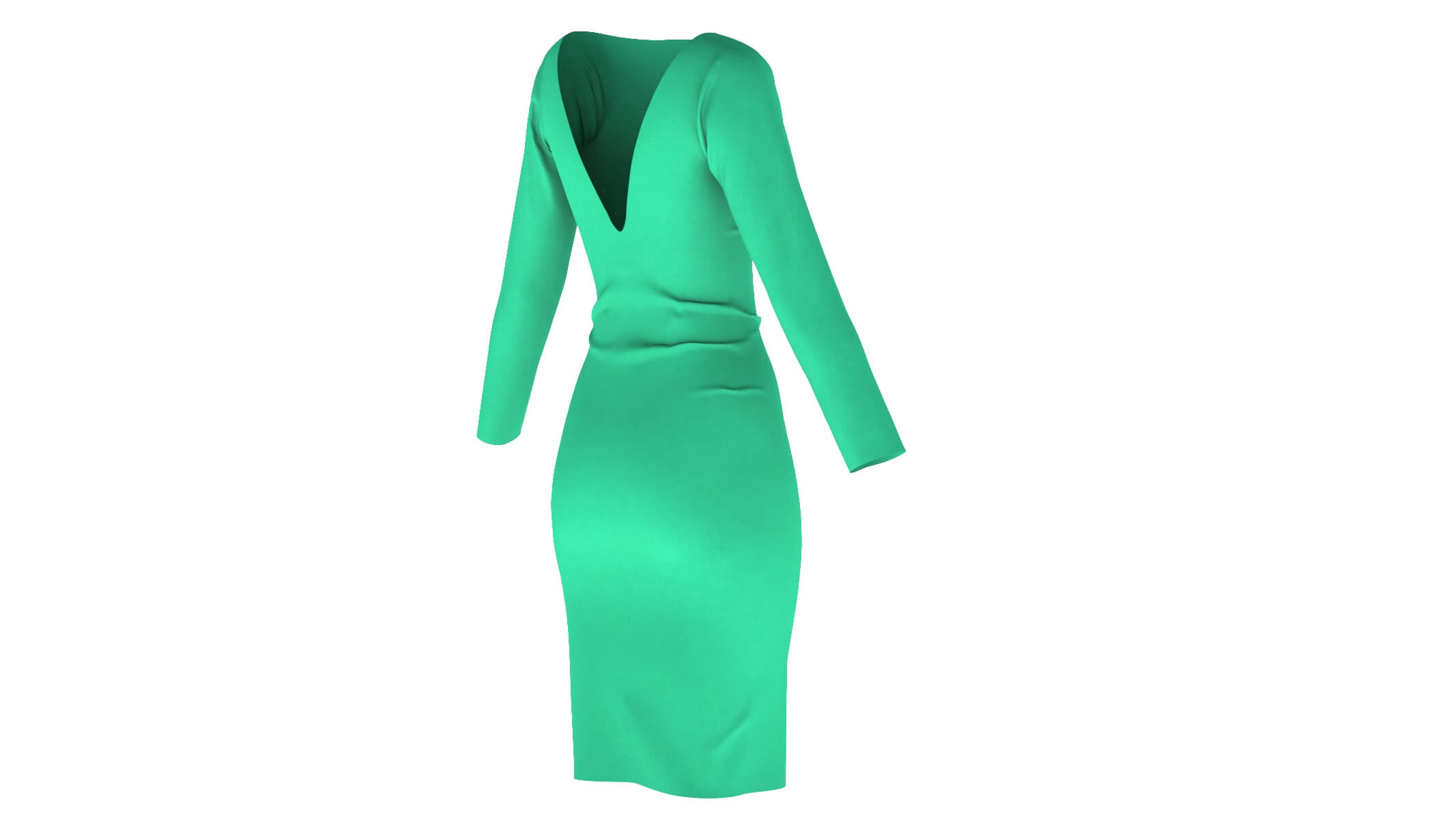 Woman Dress 01 - 3D Model by frezzy