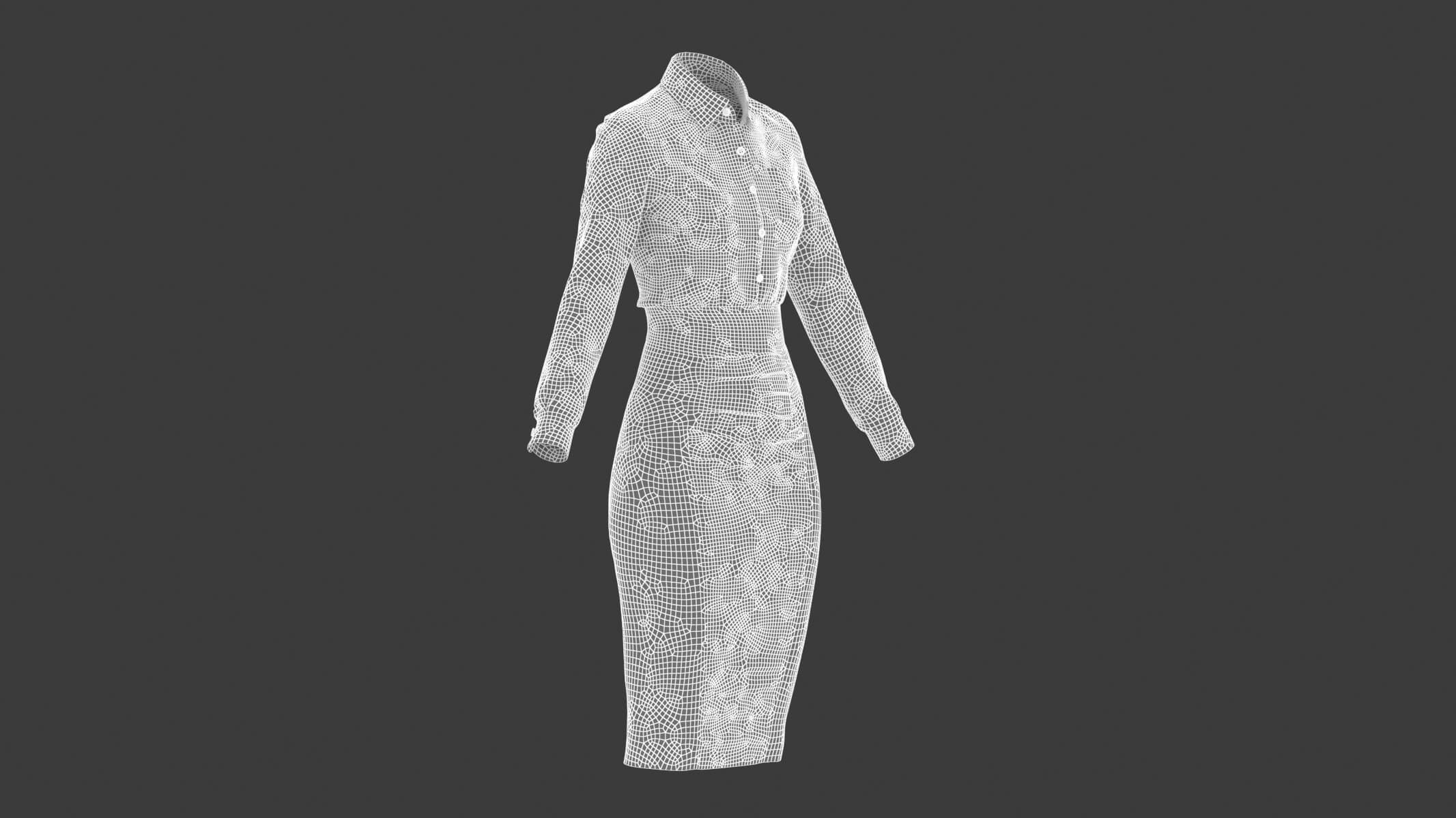 Woman Outfit 03 - 3D Model by frezzy