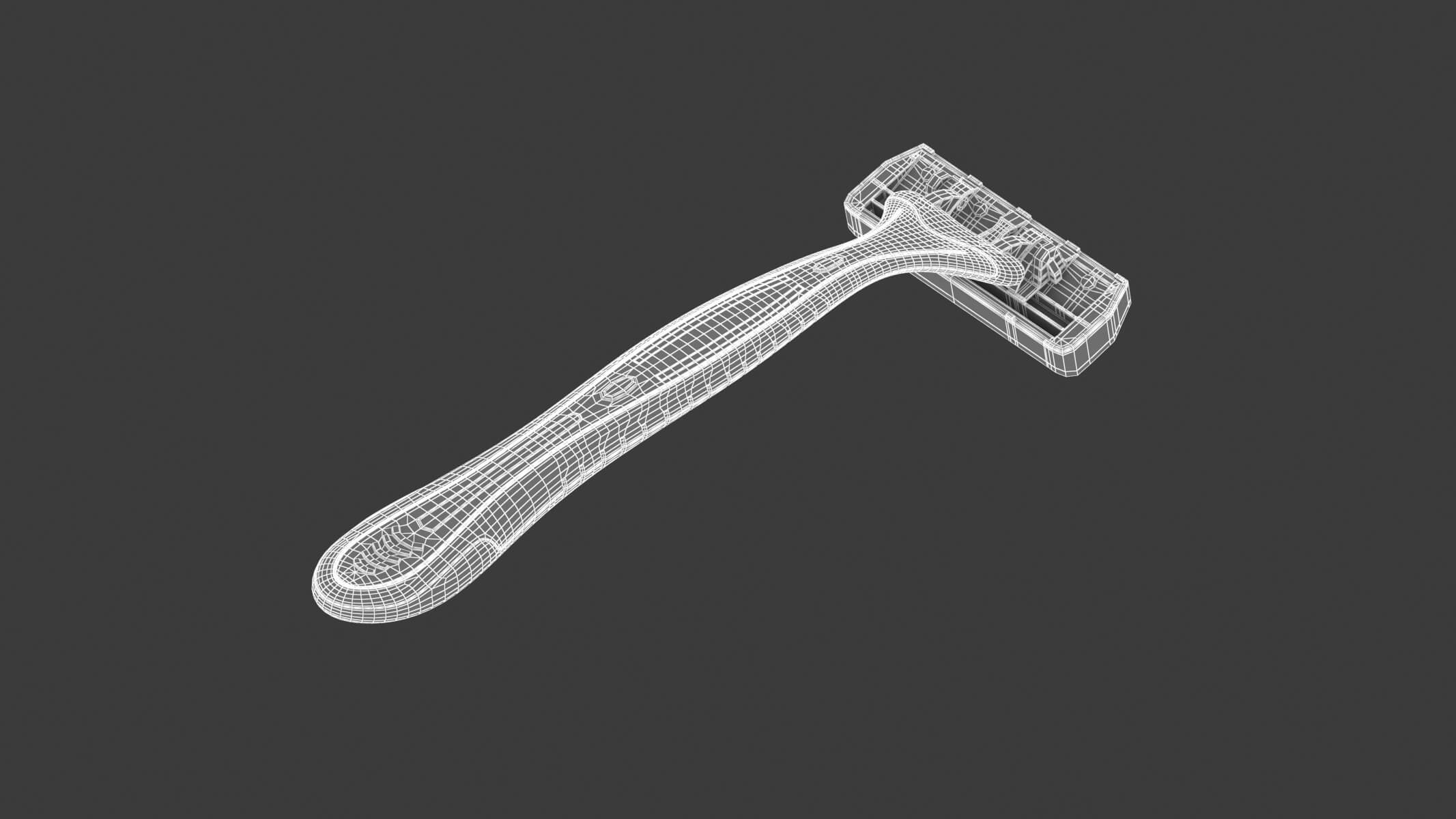 Women's Triple Blade Razor - 3D Model by frezzy