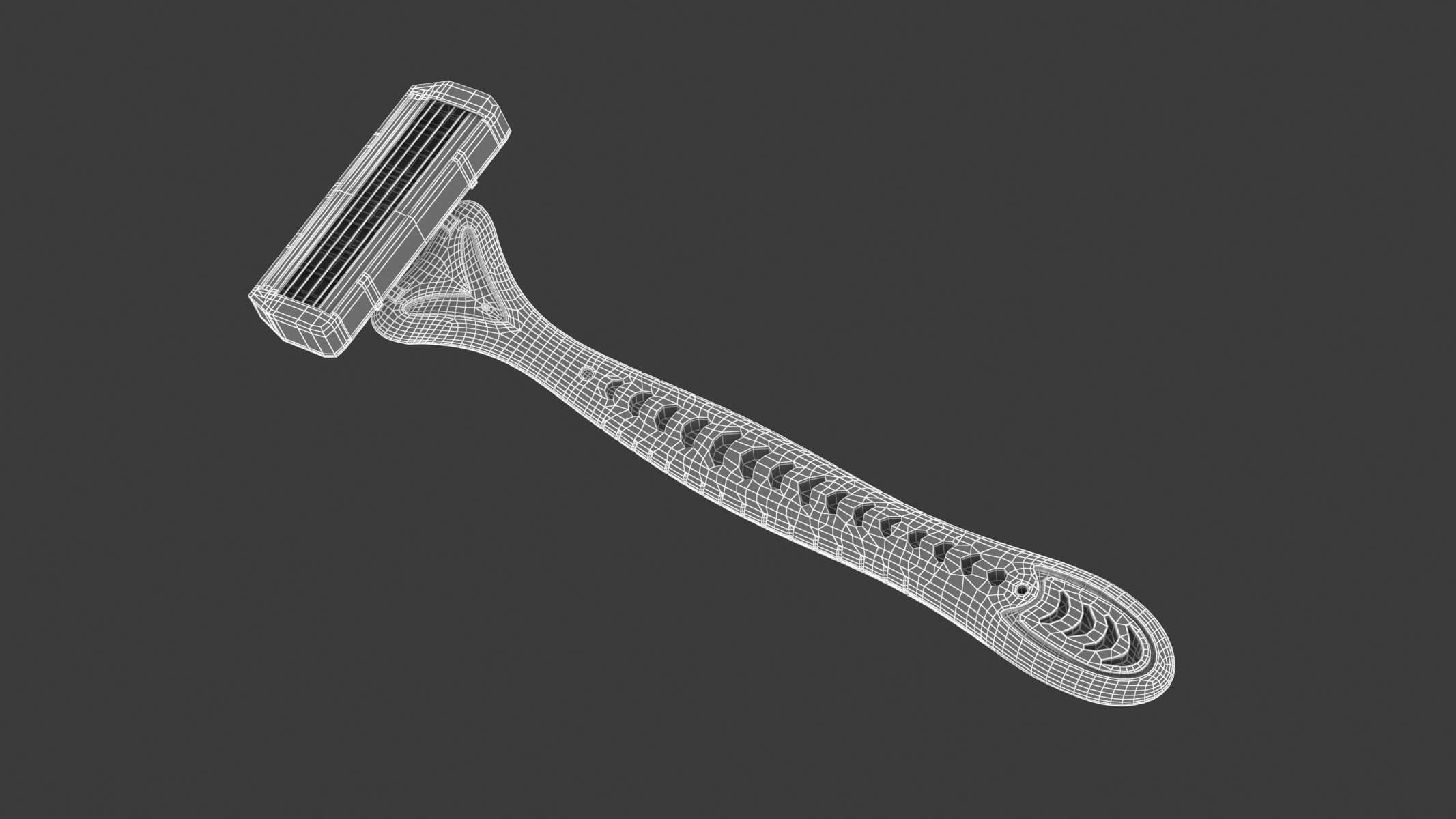 Women's Triple Blade Razor - 3D Model by frezzy