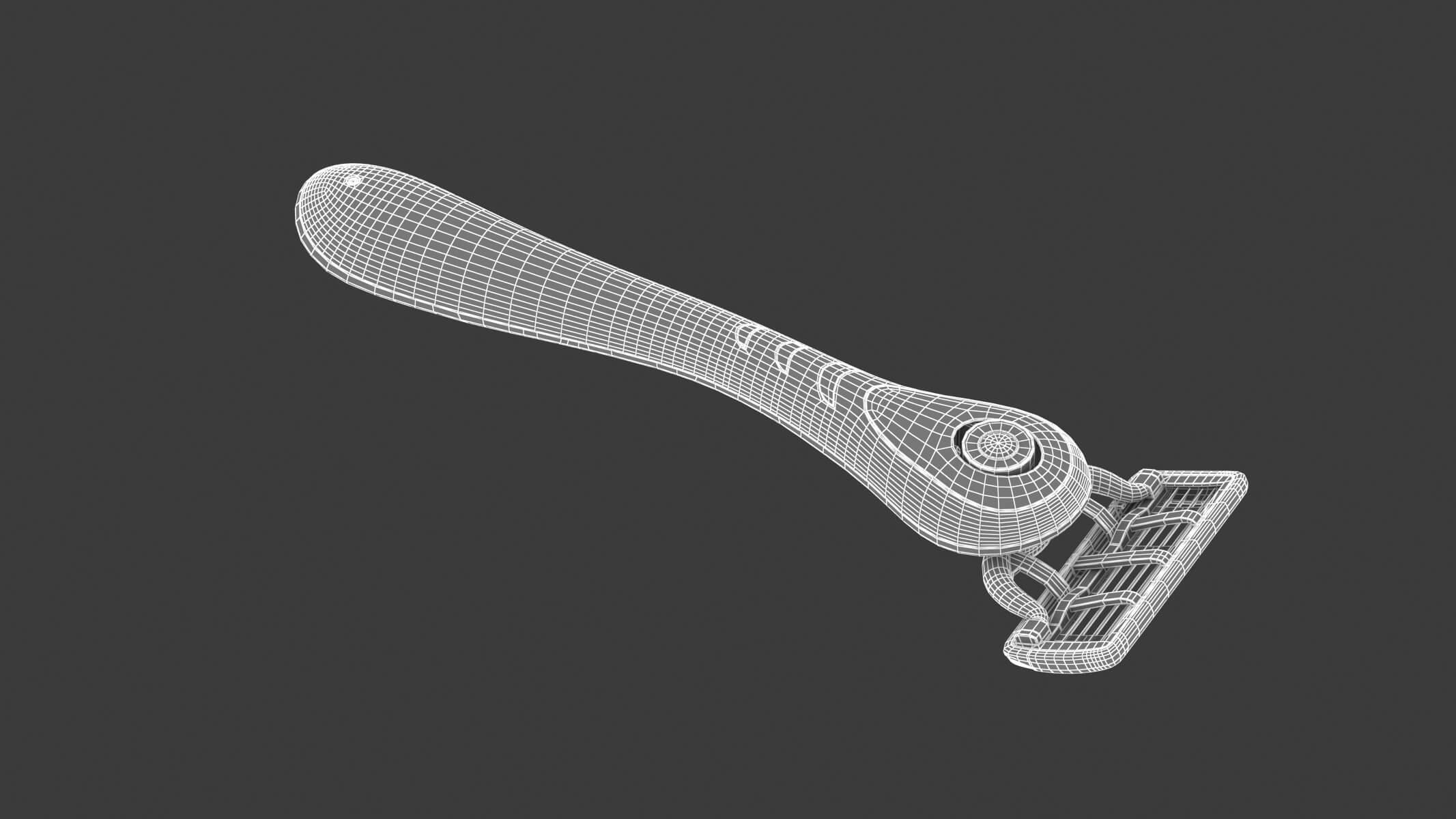 Women's Razor With Detachable Head - 3D Model by frezzy