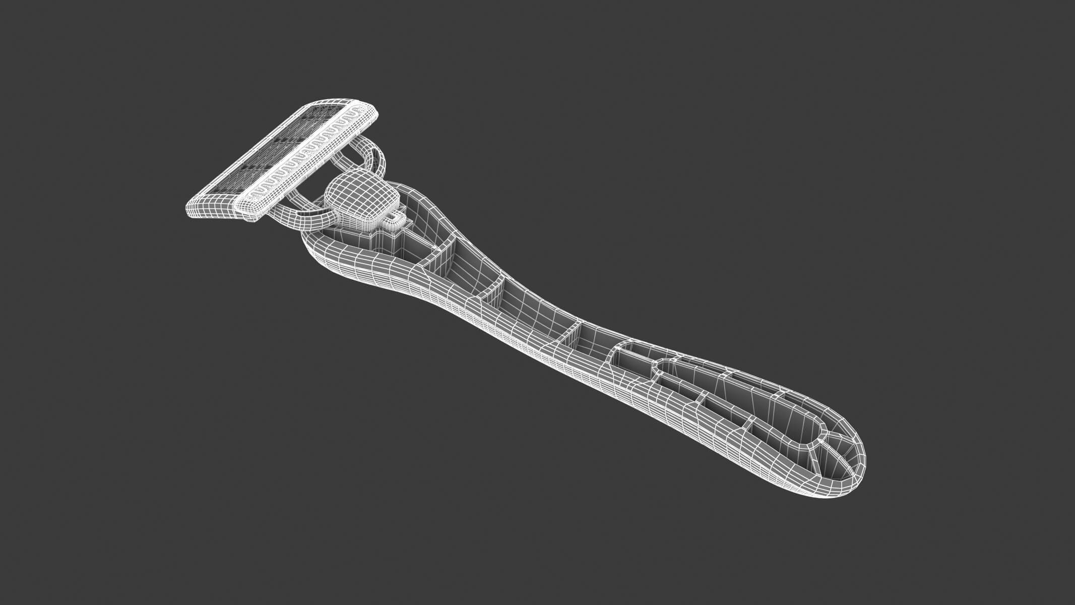 Women's Razor With Detachable Head - 3D Model by frezzy