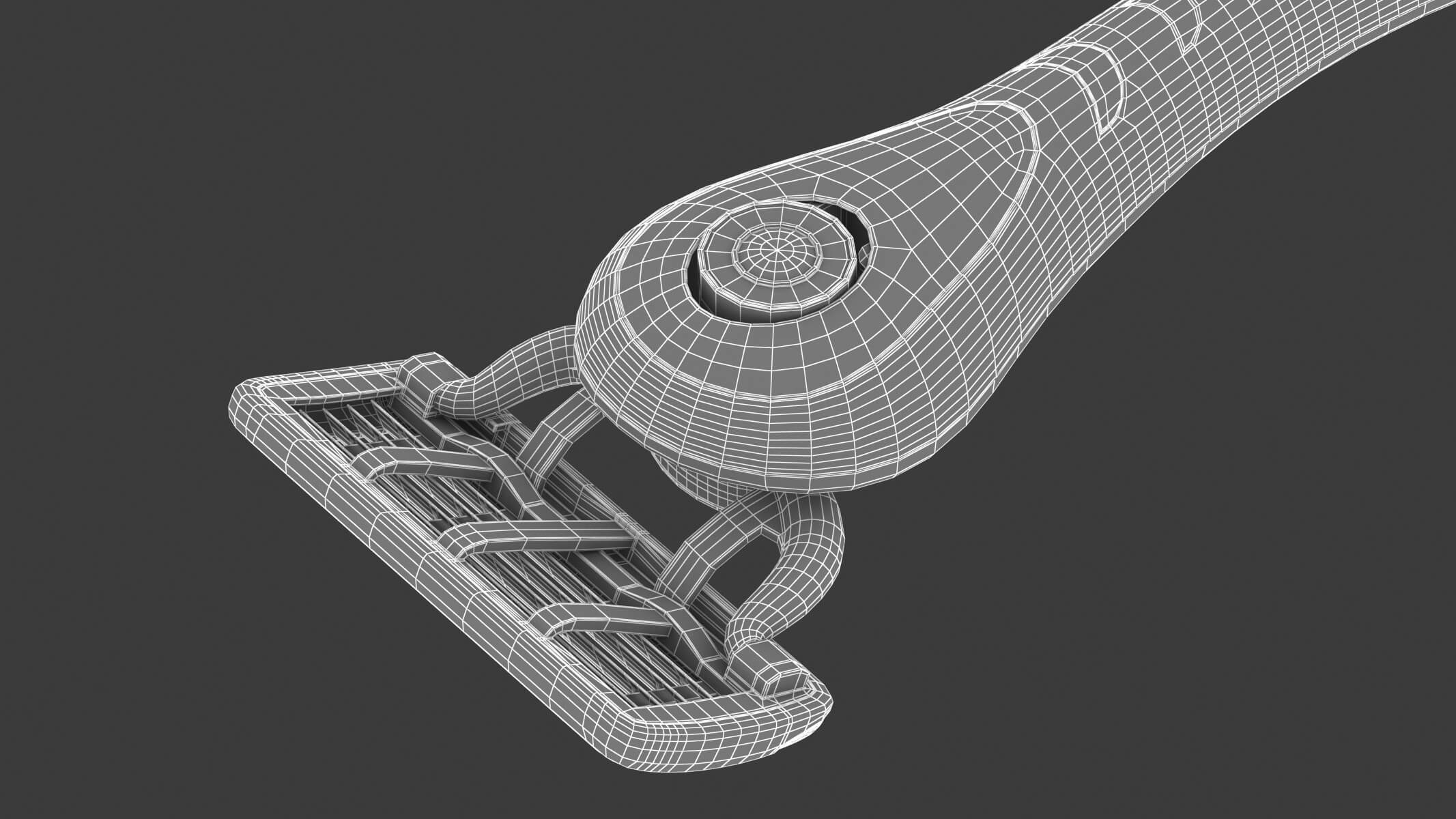 Women's Razor With Detachable Head - 3D Model by frezzy