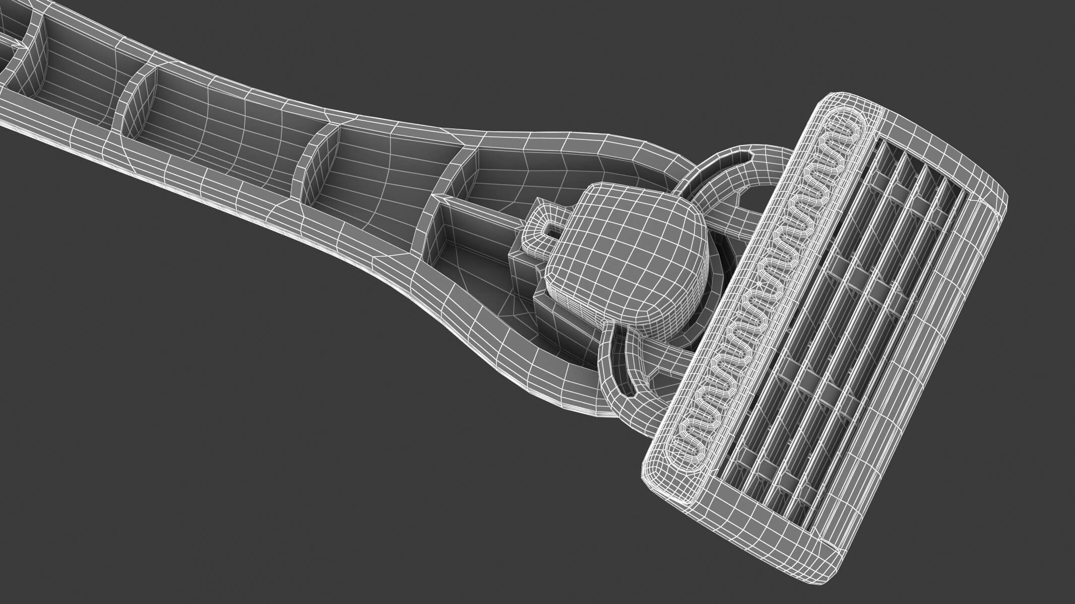 Women's Razor With Detachable Head - 3D Model by frezzy