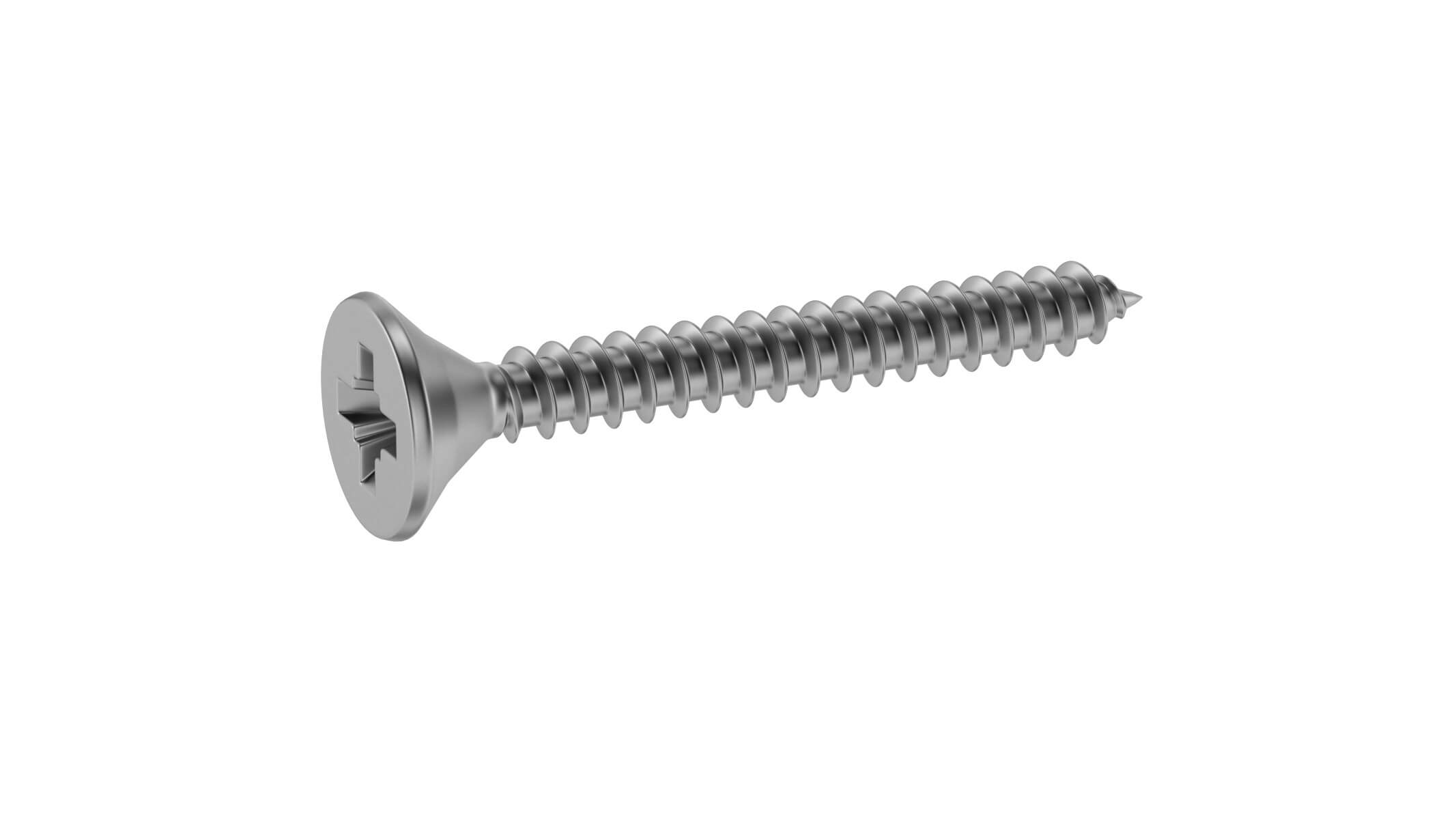 Wood Screw - 3D Model by frezzy