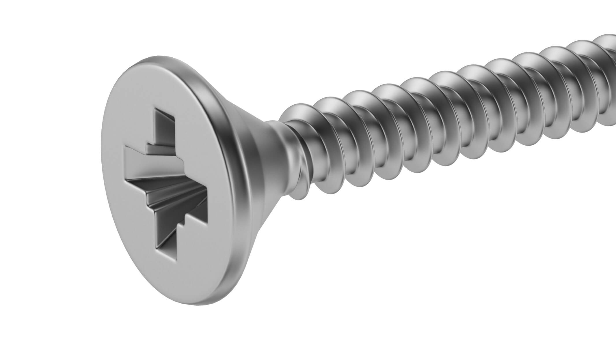 Wood Screw - 3D Model by frezzy