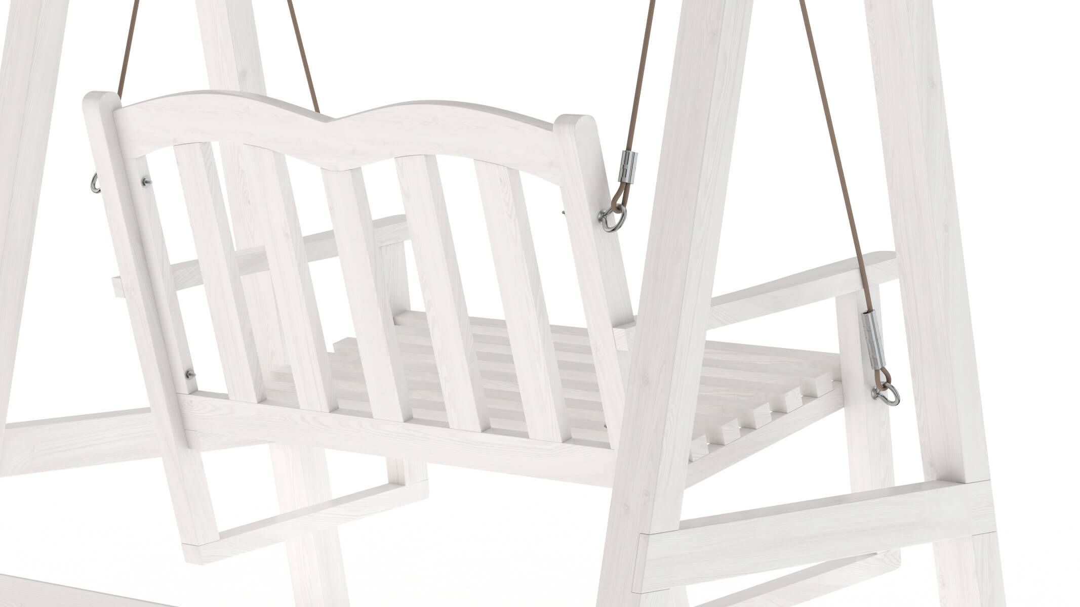 Wooden Swing Chair 005 - 3D Model by frezzy