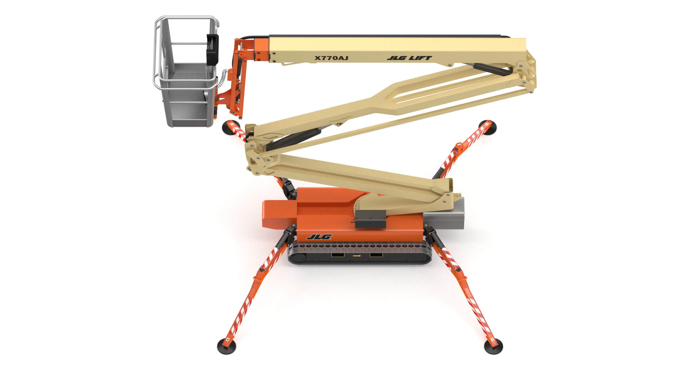 X770AJ Compact Crawler Boom - 3D Model by frezzy