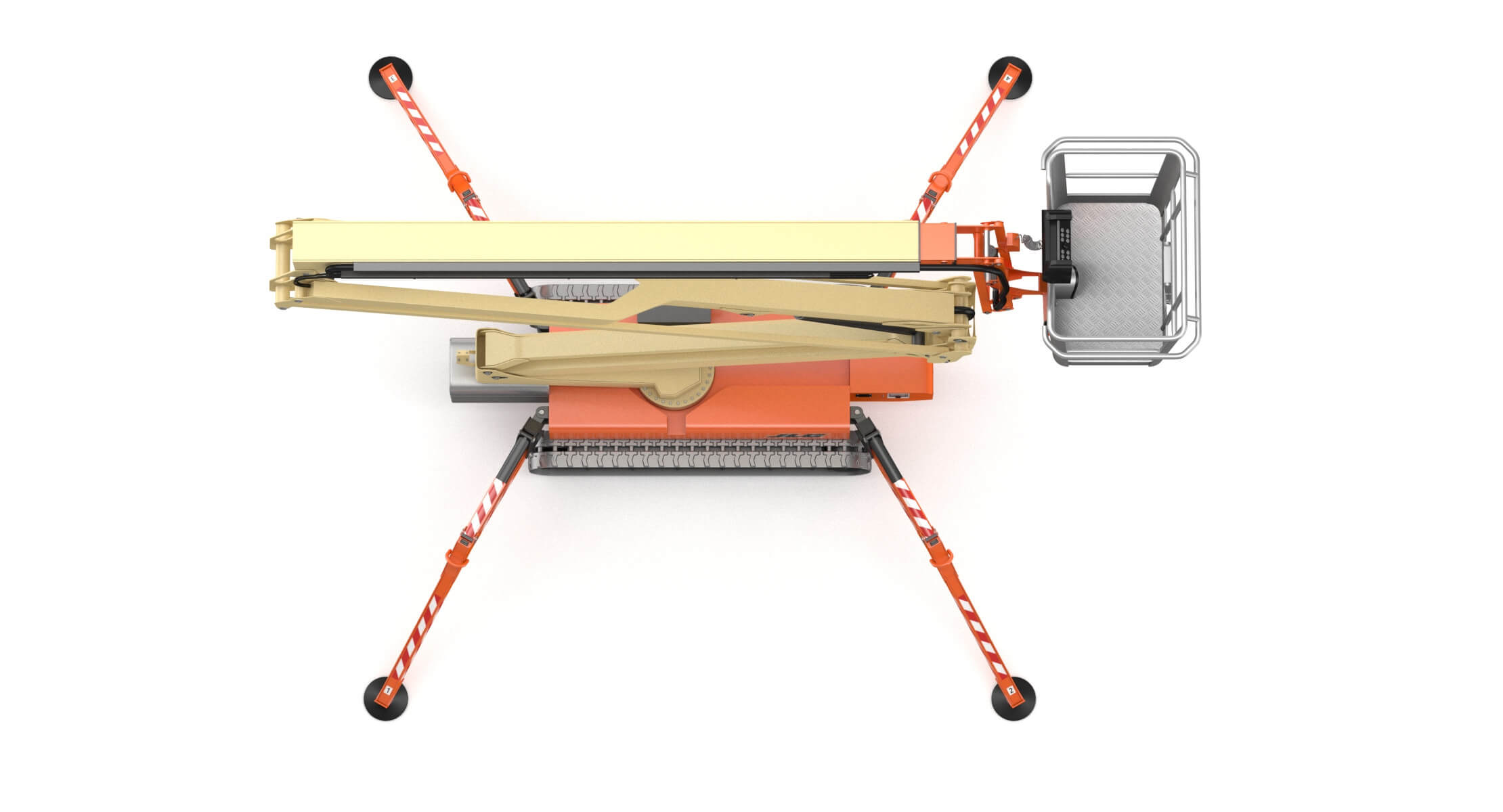 X770AJ Compact Crawler Boom - 3D Model by frezzy