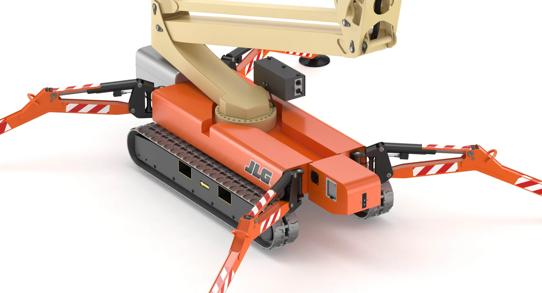 X770AJ Compact Crawler Boom - 3D Model by frezzy