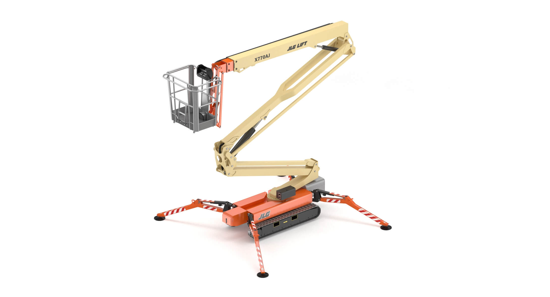 X770AJ Compact Crawler Boom - 3D Model by frezzy