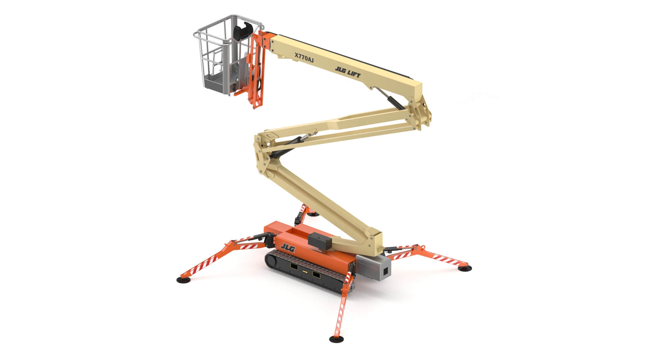 X770AJ Compact Crawler Boom - 3D Model by frezzy