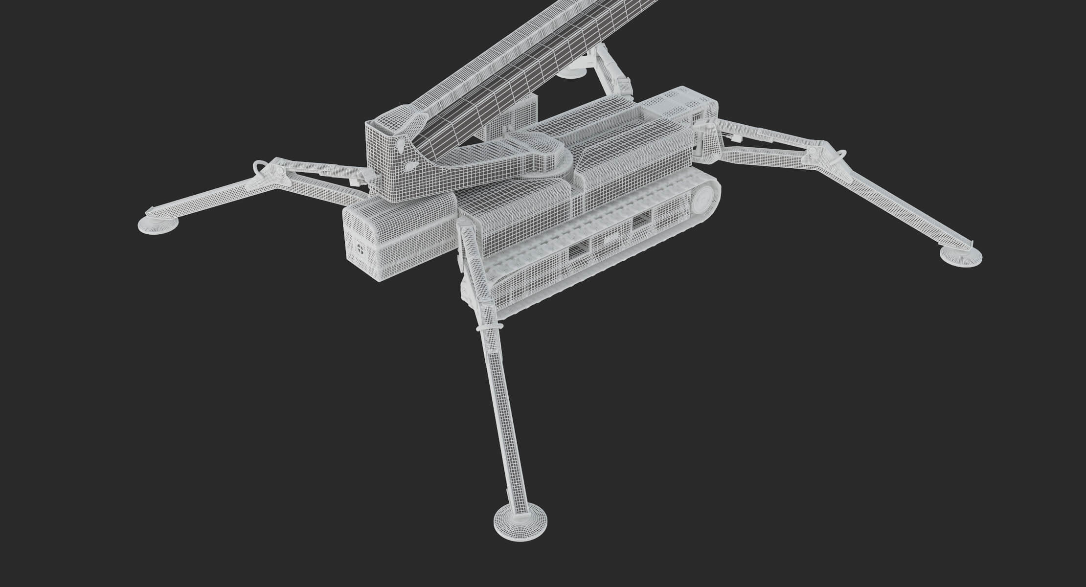 X770AJ Compact Crawler Boom - 3D Model by frezzy