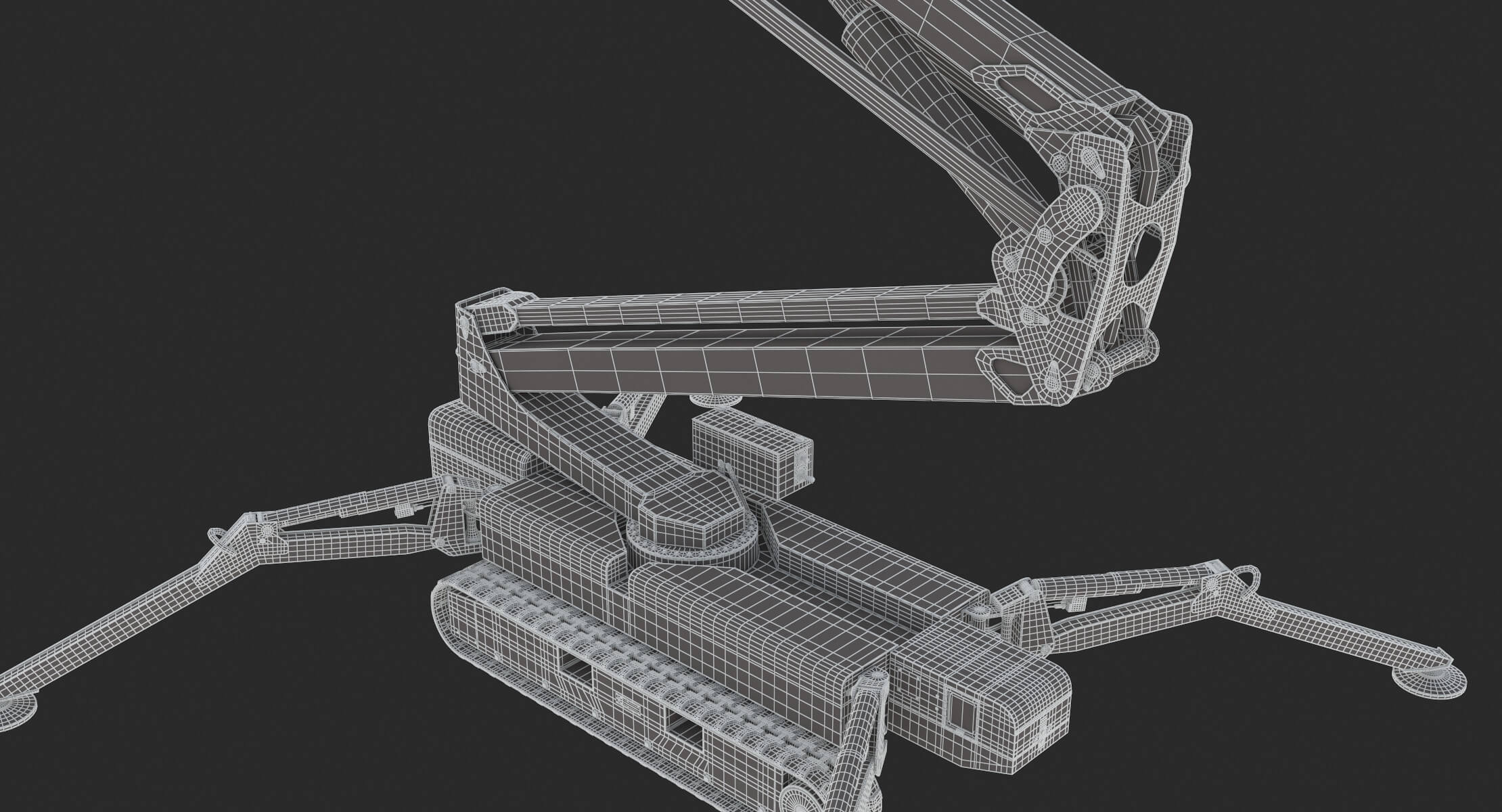 X770AJ Compact Crawler Boom - 3D Model by frezzy