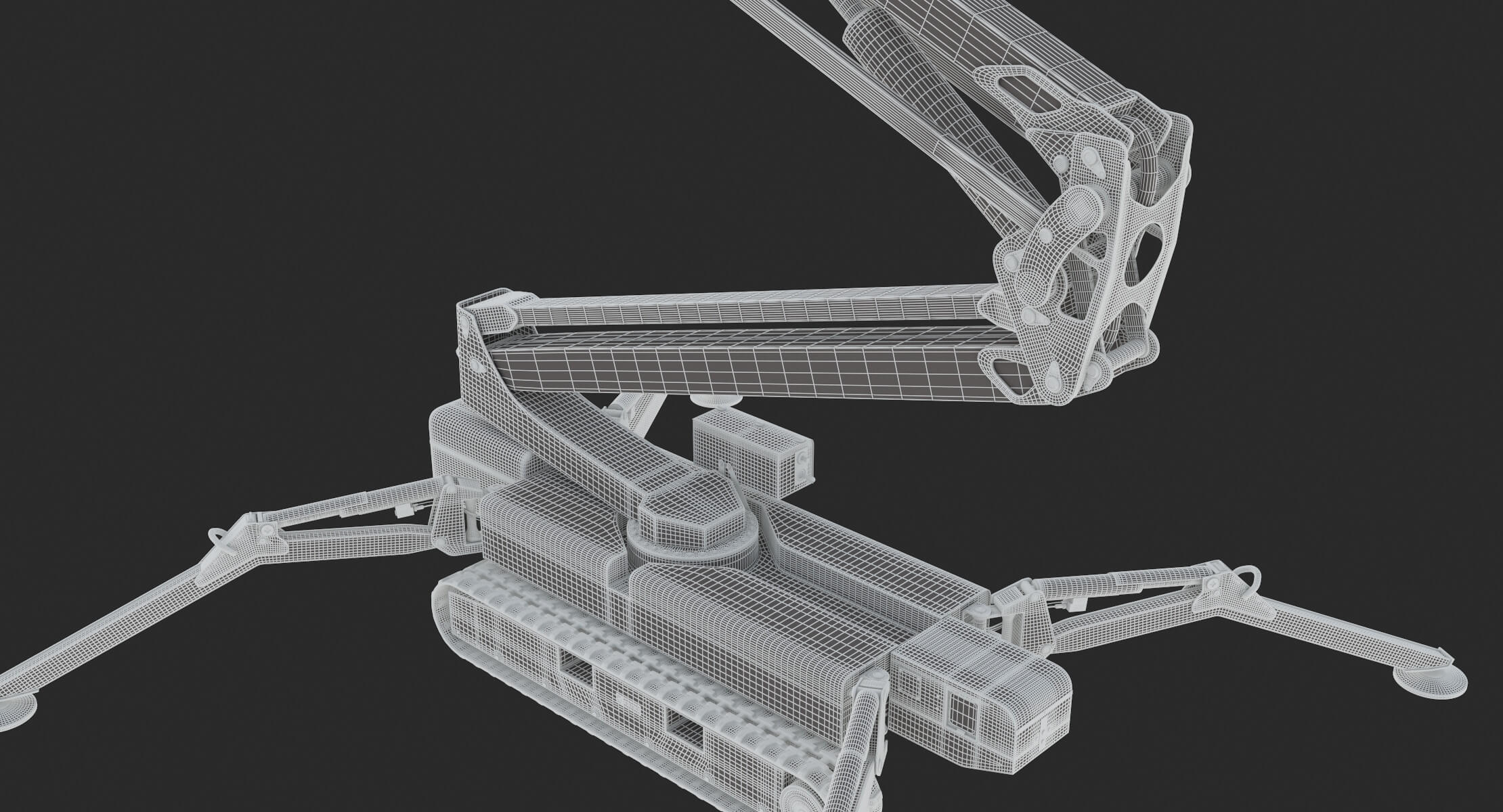 X770AJ Compact Crawler Boom - 3D Model by frezzy